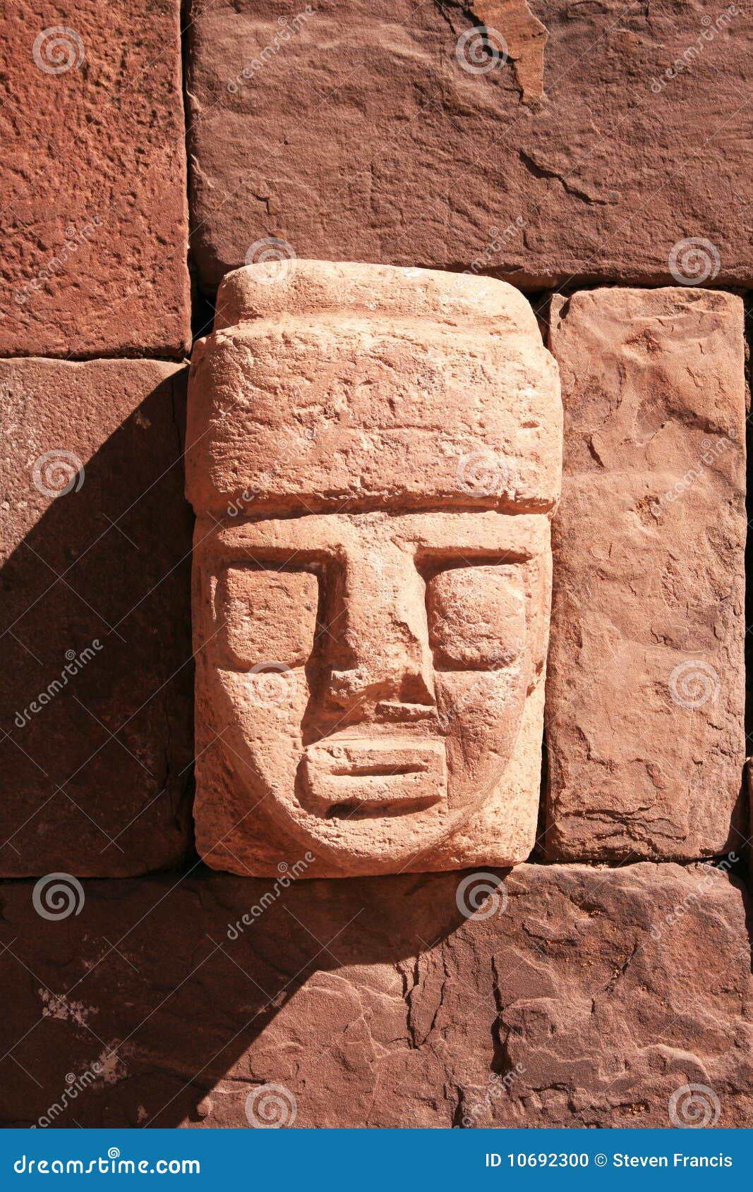 Stone Face In Source Of Drinking Water Built In 1749, 18th Century ...