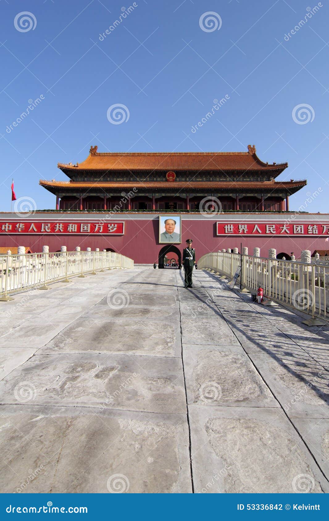 Tian an Men Gate of Beijing, China 02 Editorial Photography - Image of ...