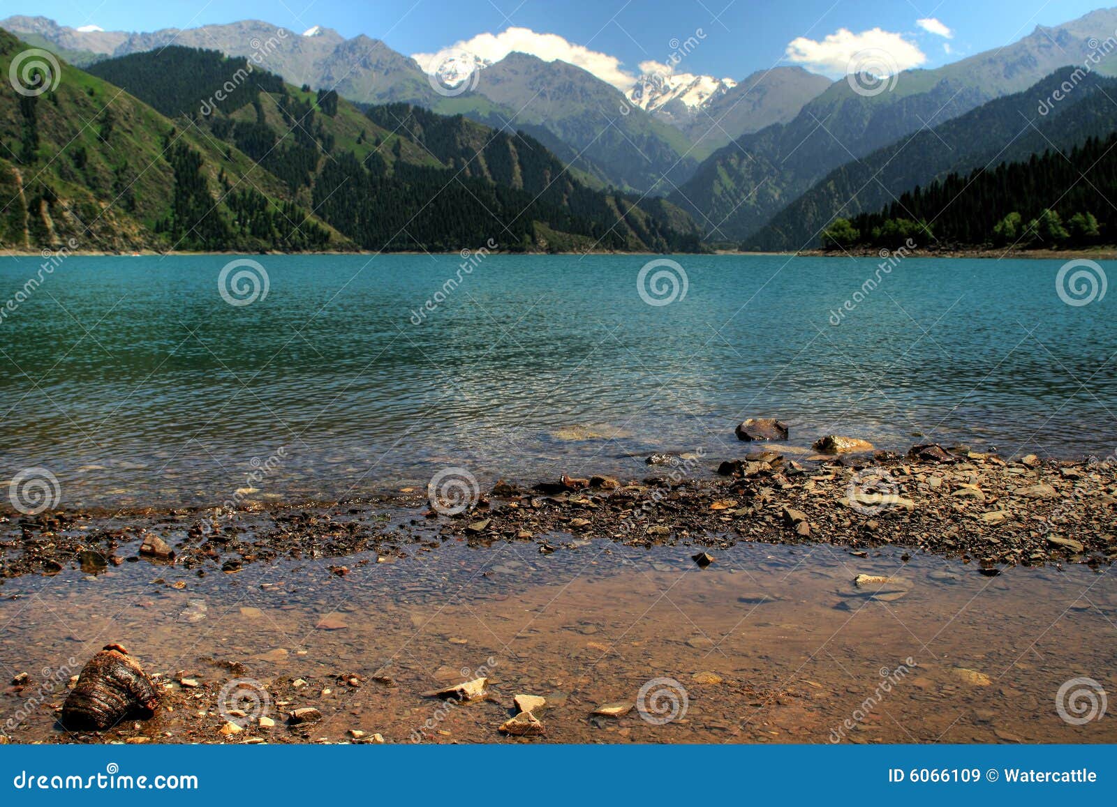 Tian shan mountain stock image. Image of jokul, tian, water - 6066109