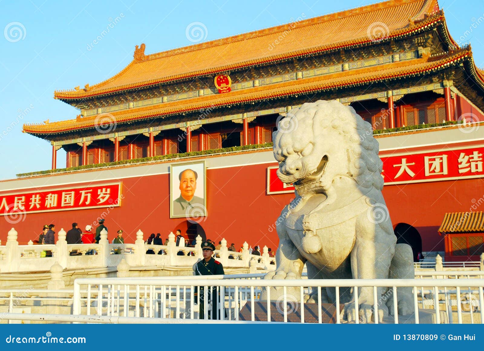 Tiananmen Gate in Beijing editorial stock image. Image of beijing ...