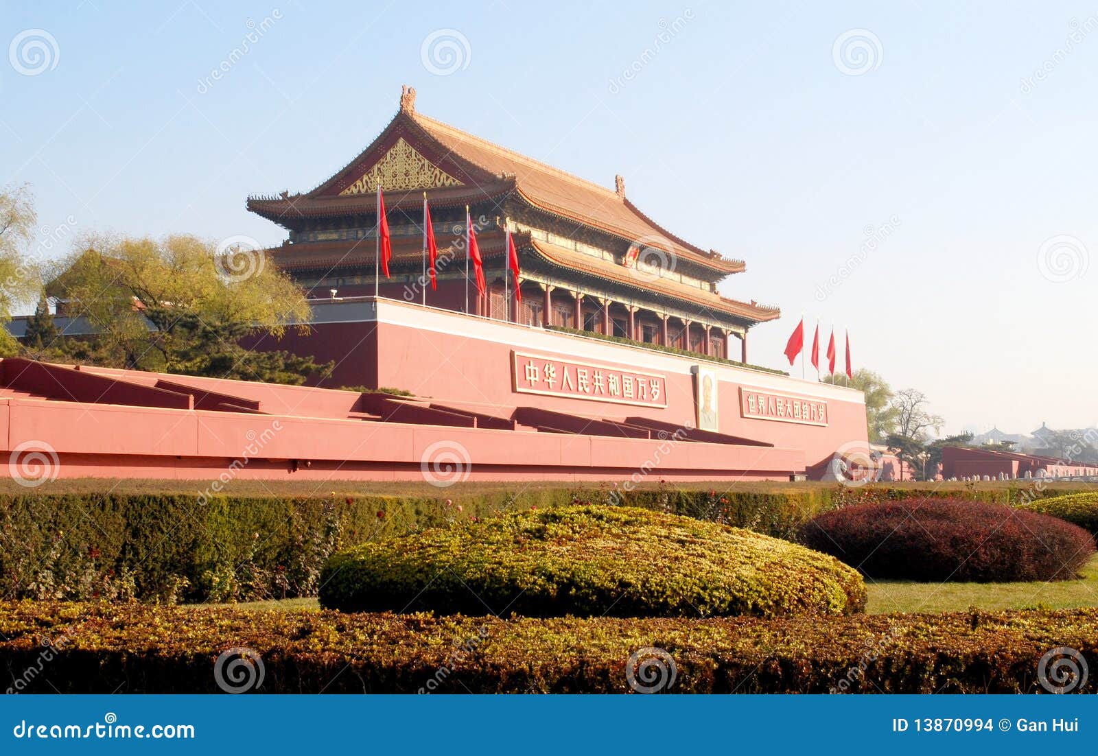 Tiananmen Gate in Beijing editorial stock image. Image of history ...