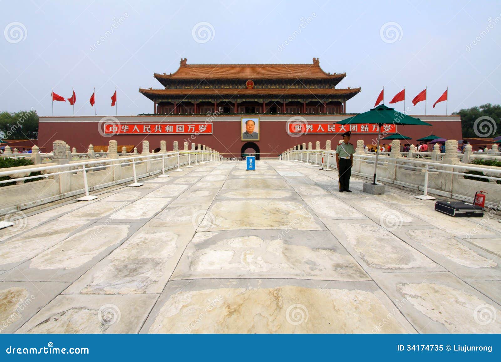 Tiananmen Gate in the Forbidden City of Beijing Editorial Image - Image ...