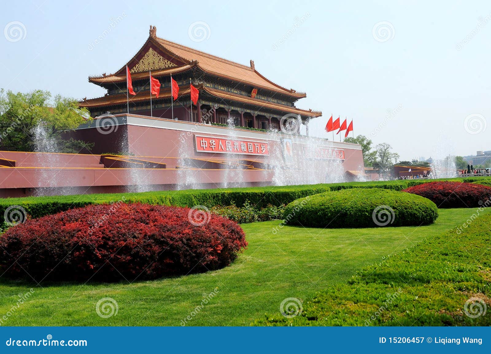 Tiananmen Square in Beijing, China Stock Image - Image of tiananmen ...