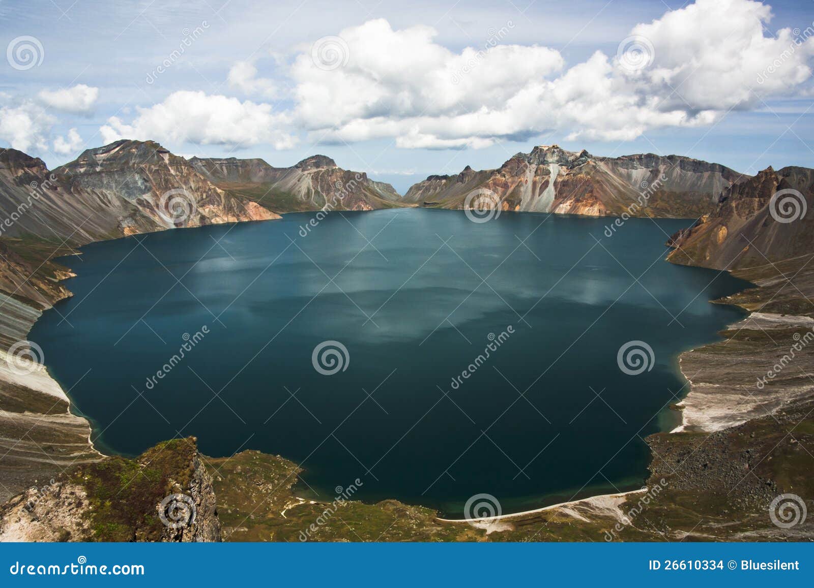 Tianchi in CHANGBAI Mountain Stock Photo - Image of desktop, reflection ...