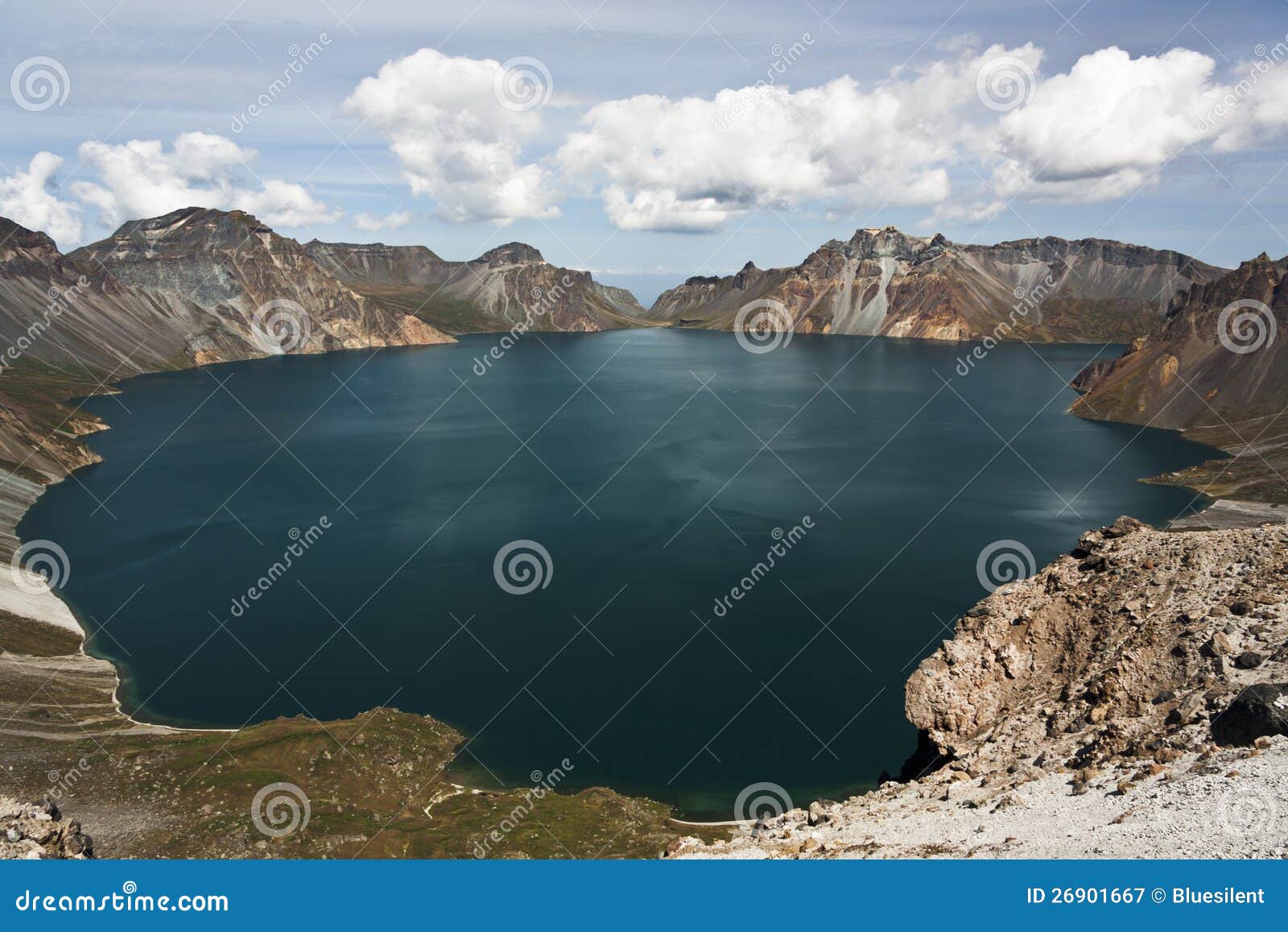 Tianchi in CHANGBAI Mountain in Other Version Stock Image - Image of ...
