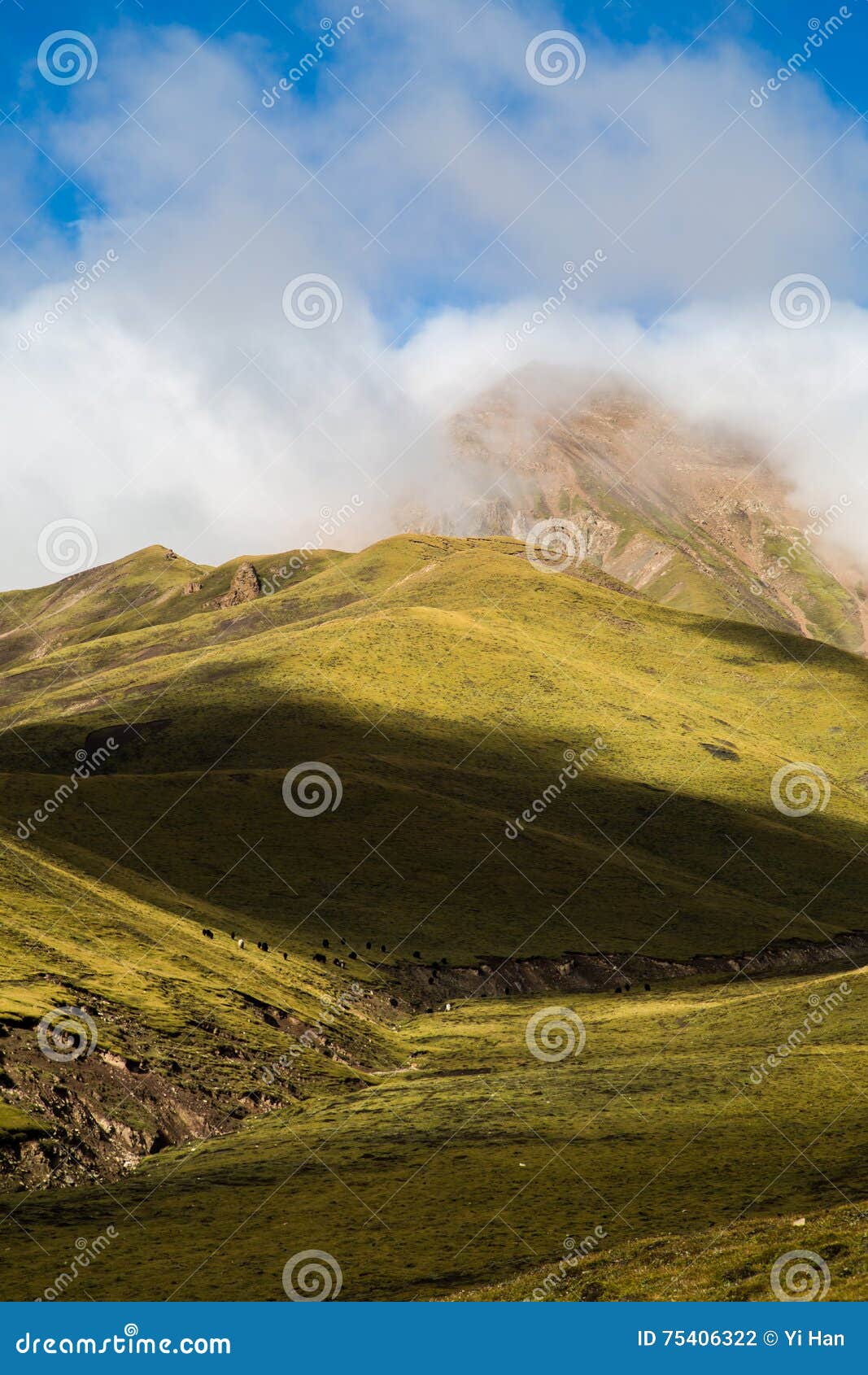 Tianshan Mountain Scenery in Xinjiang, China Stock Photo - Image of ...