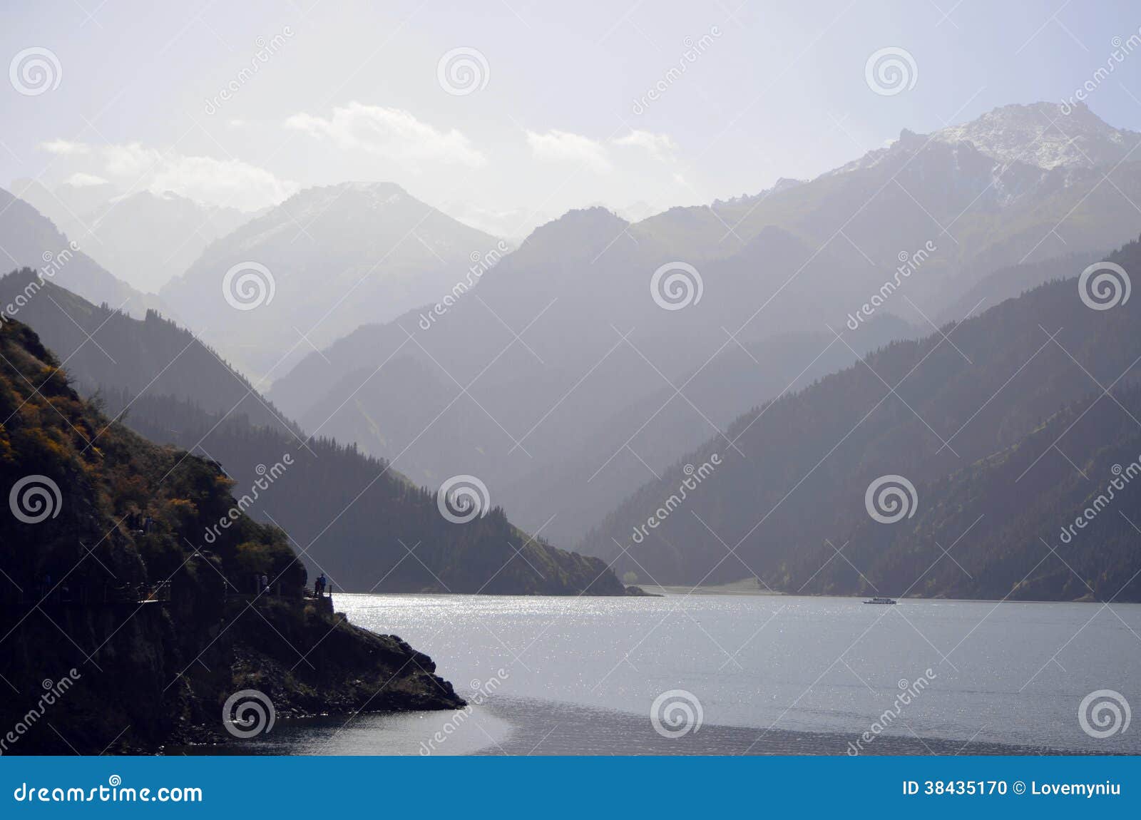 Tianshan Tianchi stock photo. Image of natural, xinjiang - 38435170