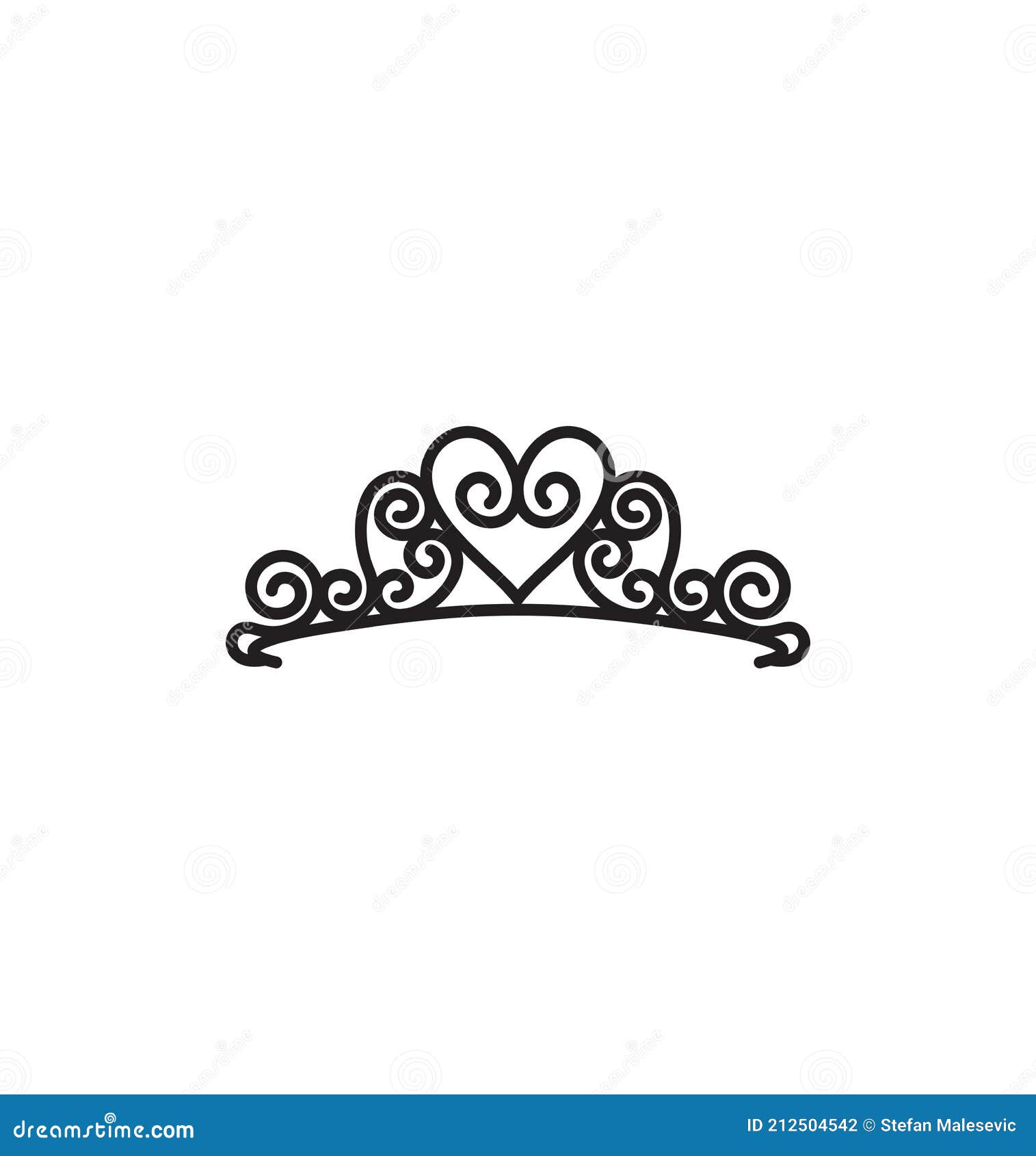 Tiara crown stock vector. Illustration of luxury, jewel - 212504542