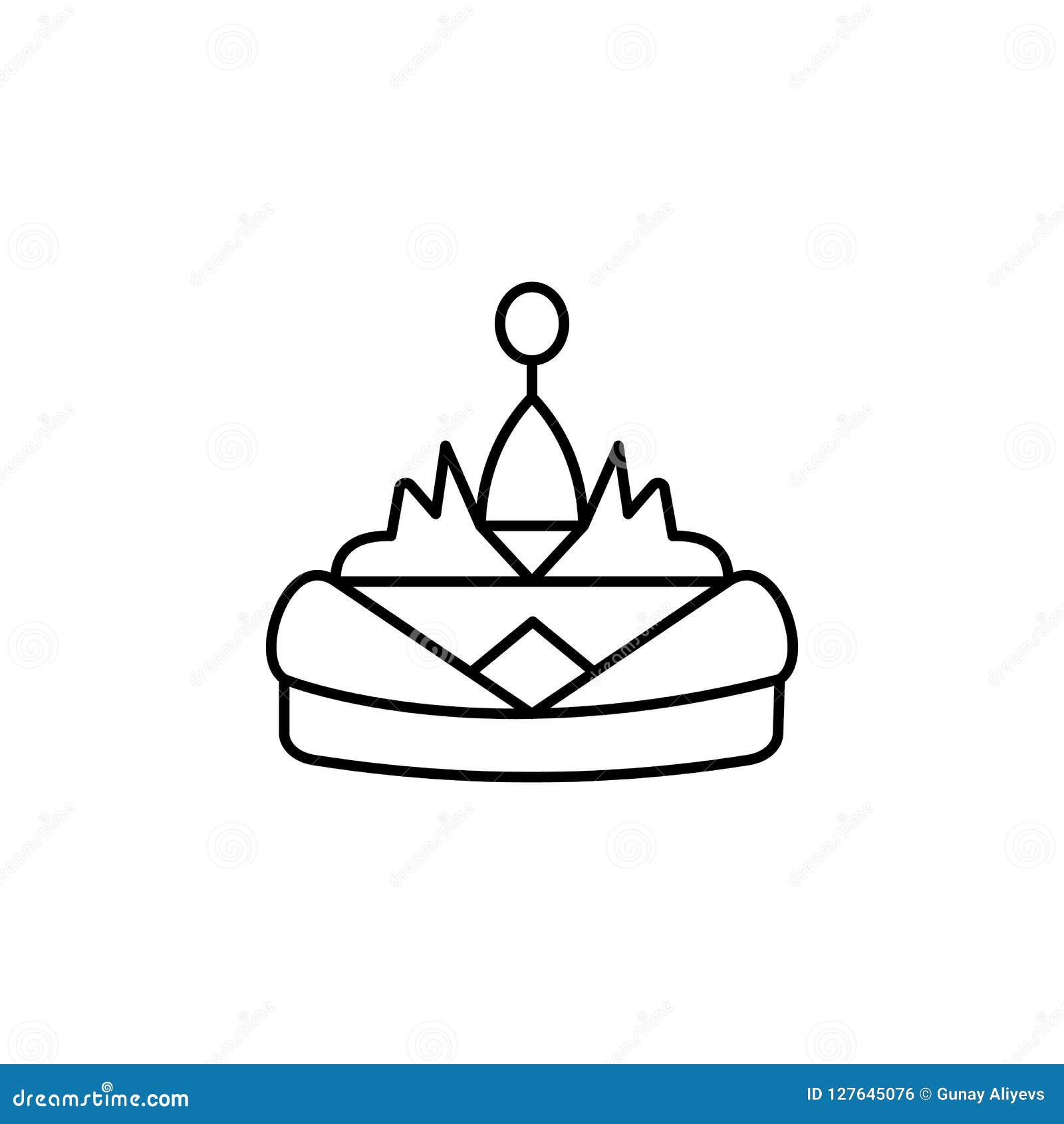 Tiara Icon. Element of Jewelry for Mobile Concept and Web Apps ...