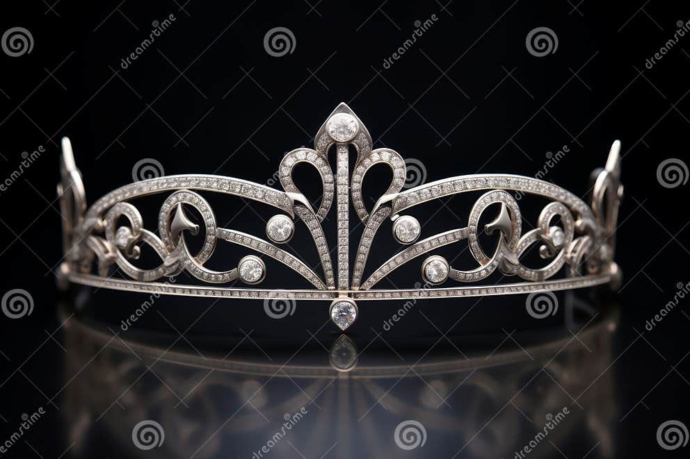 A Tiara with a Modern and Sleek Design Stock Illustration ...