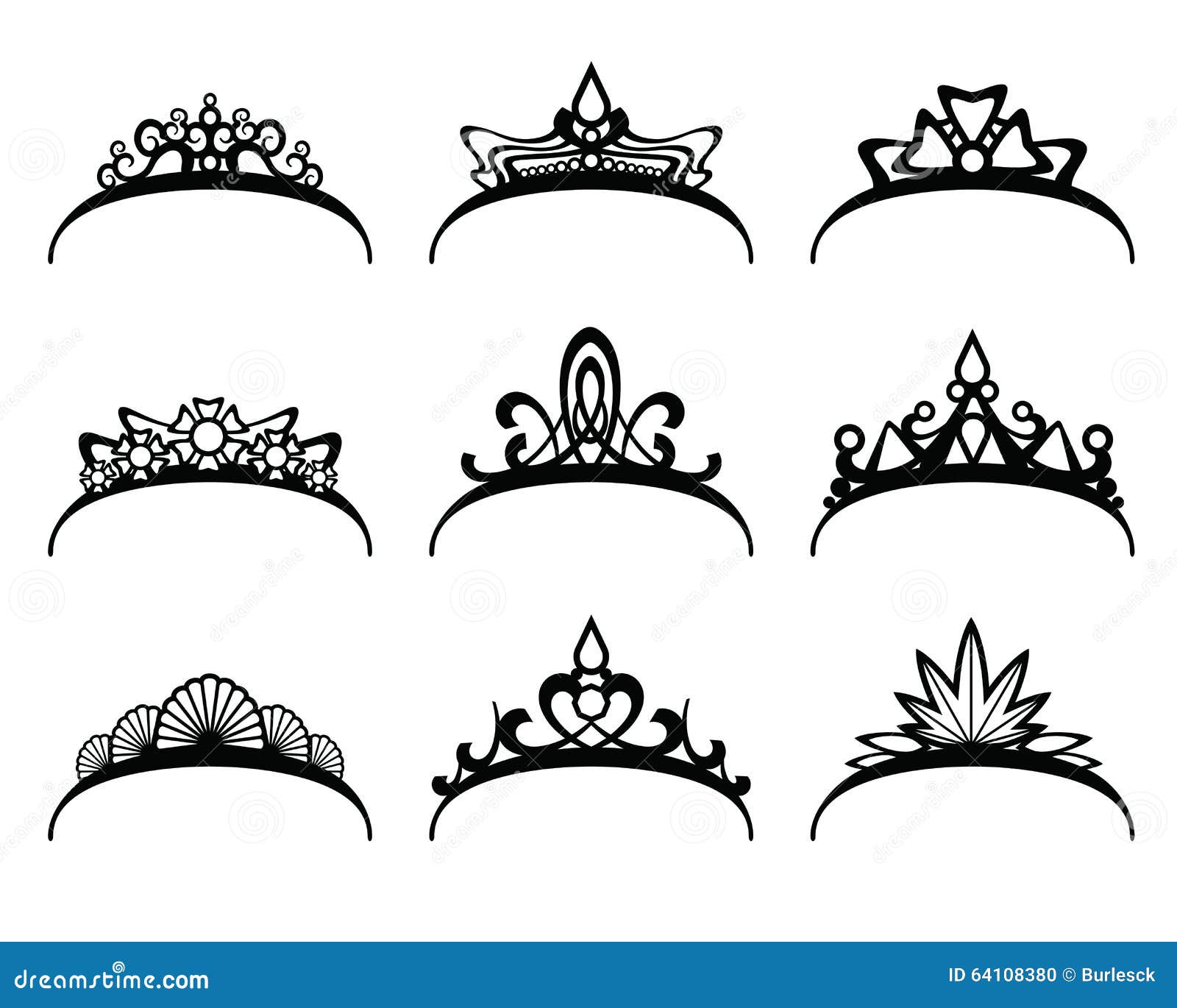 Black Tiara Clip Art