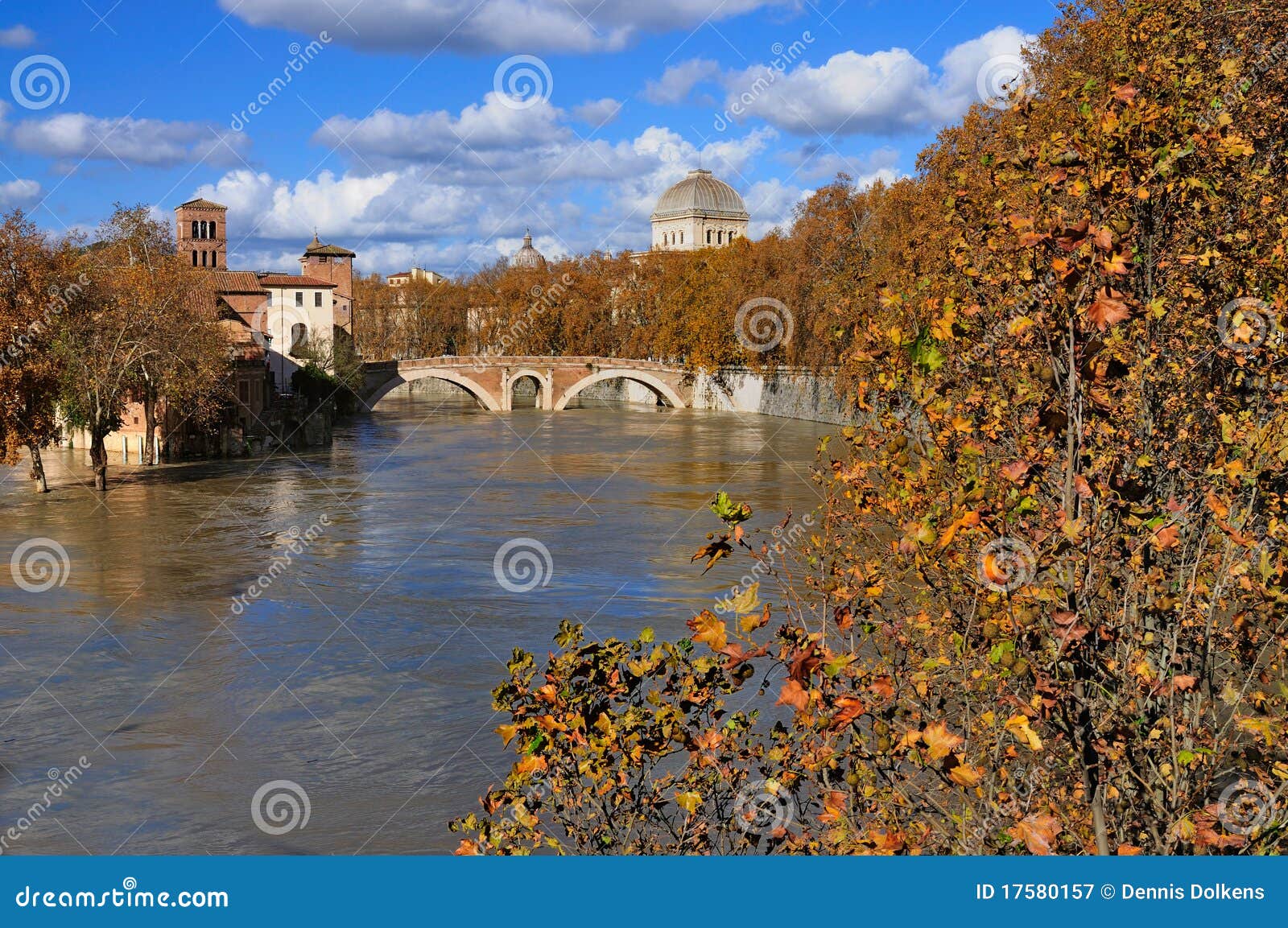Tiber Island, Rome stock image. Image of isola, tiberina - 17580157