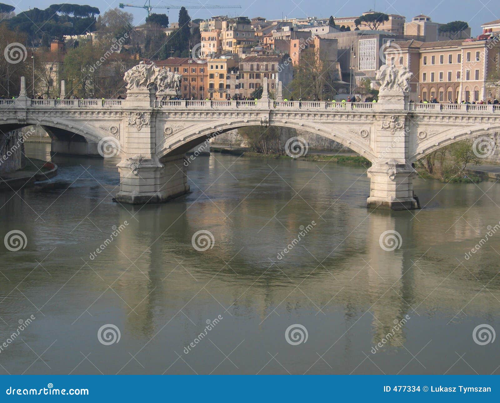 Tiber river stock photo. Image of tibr, architecture, summer - 477334