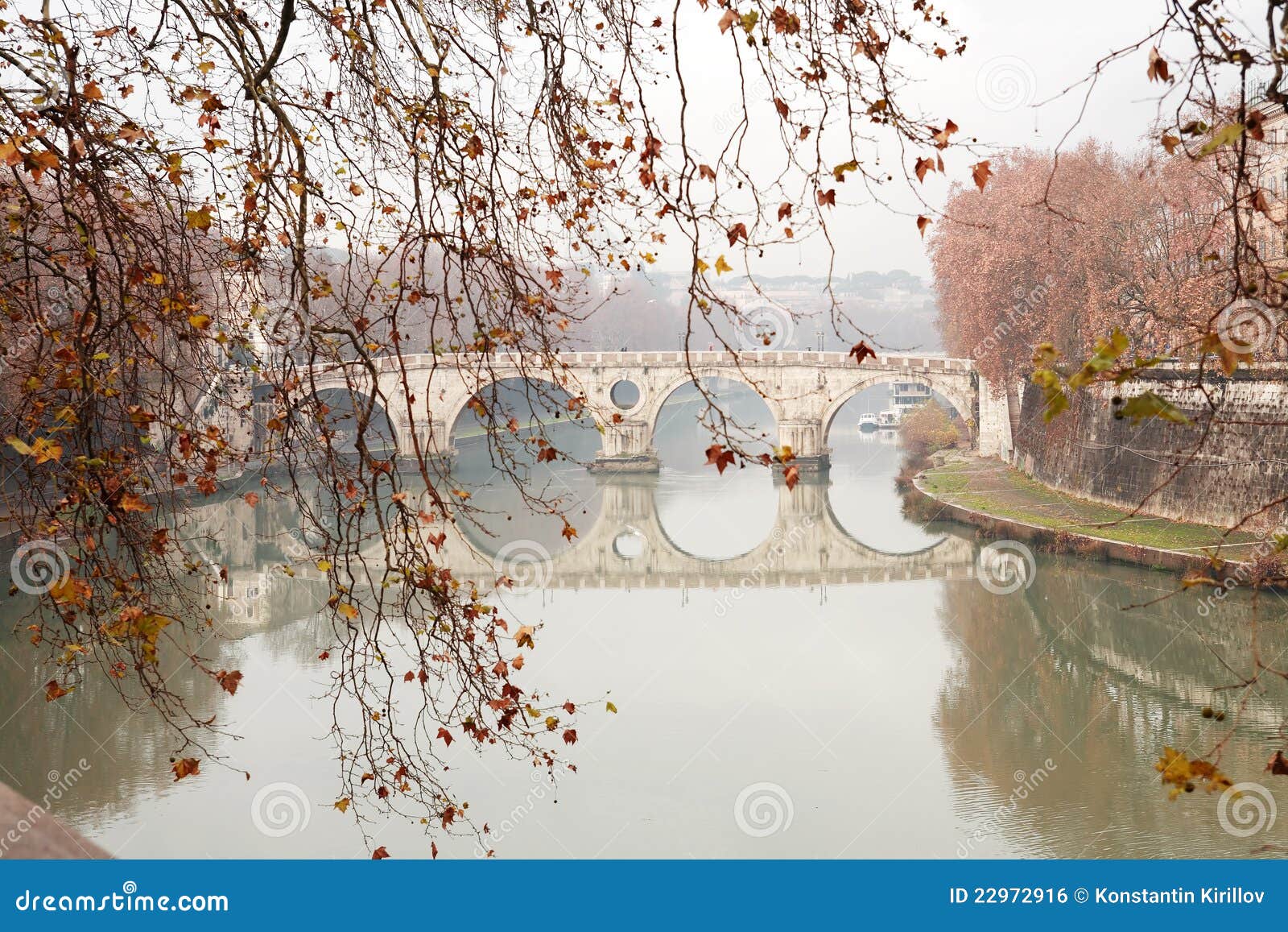 Tiber River in Rome,Italy stock photo. Image of culture - 22972916