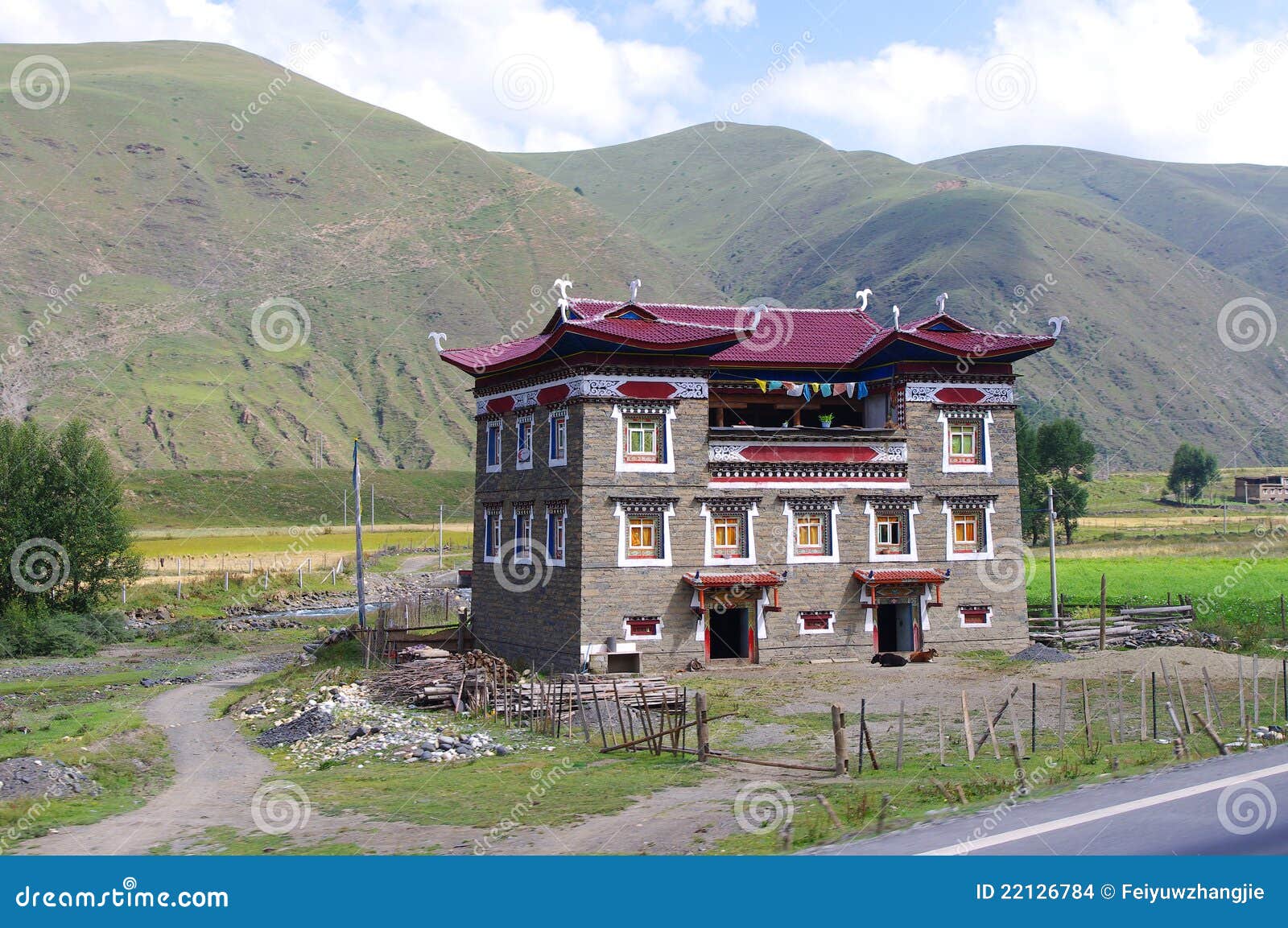 Tibet architecture stock photo. Image of city, building - 22126784