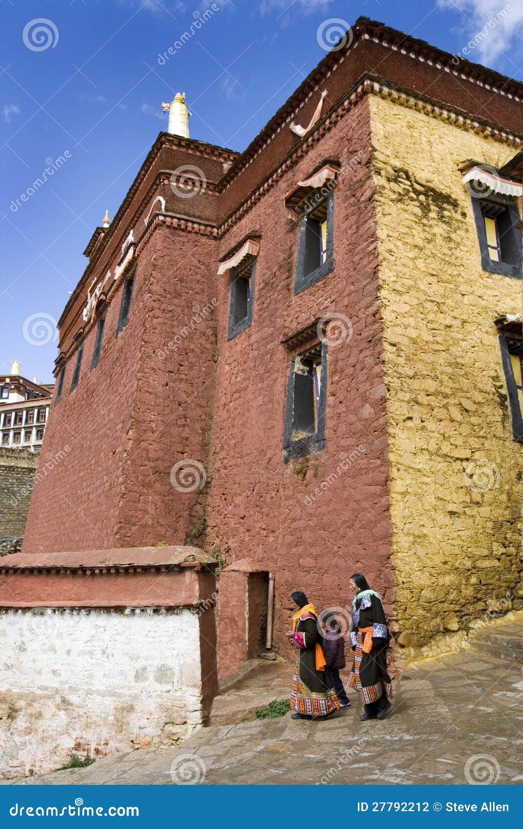 Tibet - Ganden Buddhist Monastery Editorial Photography - Image of trip ...