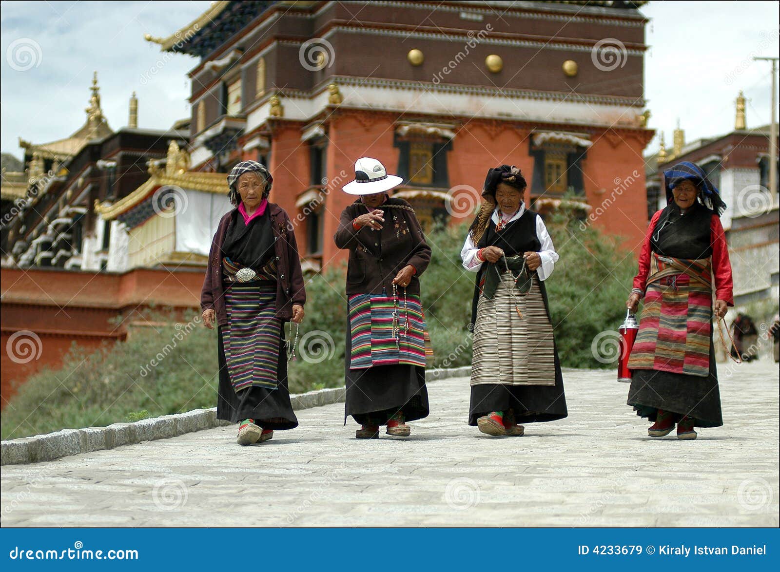 Tibet - Ladies editorial stock image. Image of lady, history - 4233679