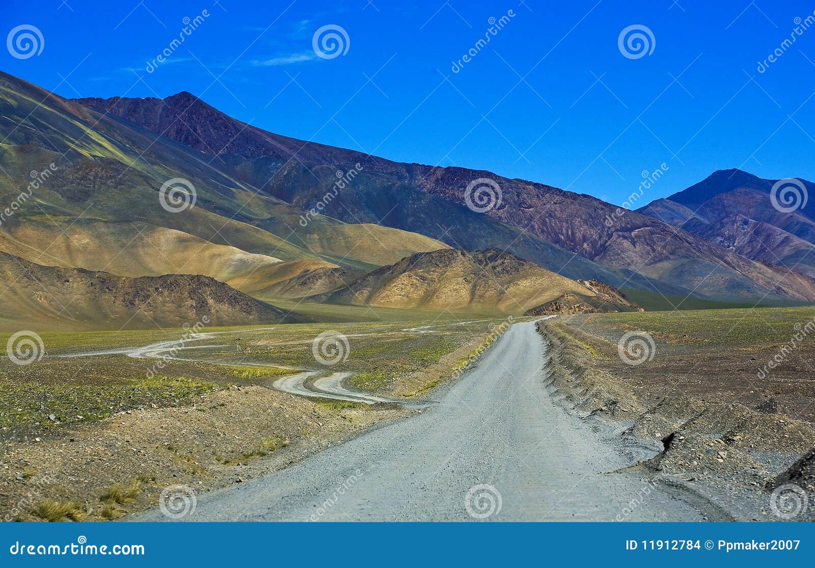 Tibet landscape stock photo. Image of mountain, yellow - 11912784