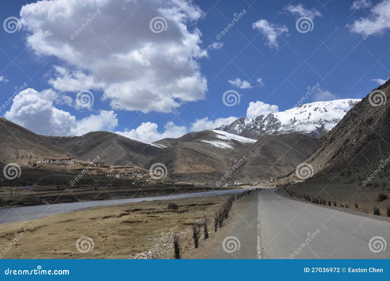 Tibet Landscape stock photo. Image of tibet, outdoors - 27036972