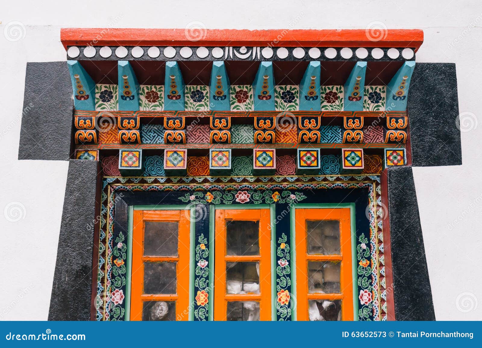 Tibet monastery Window stock image. Image of religious - 63652573
