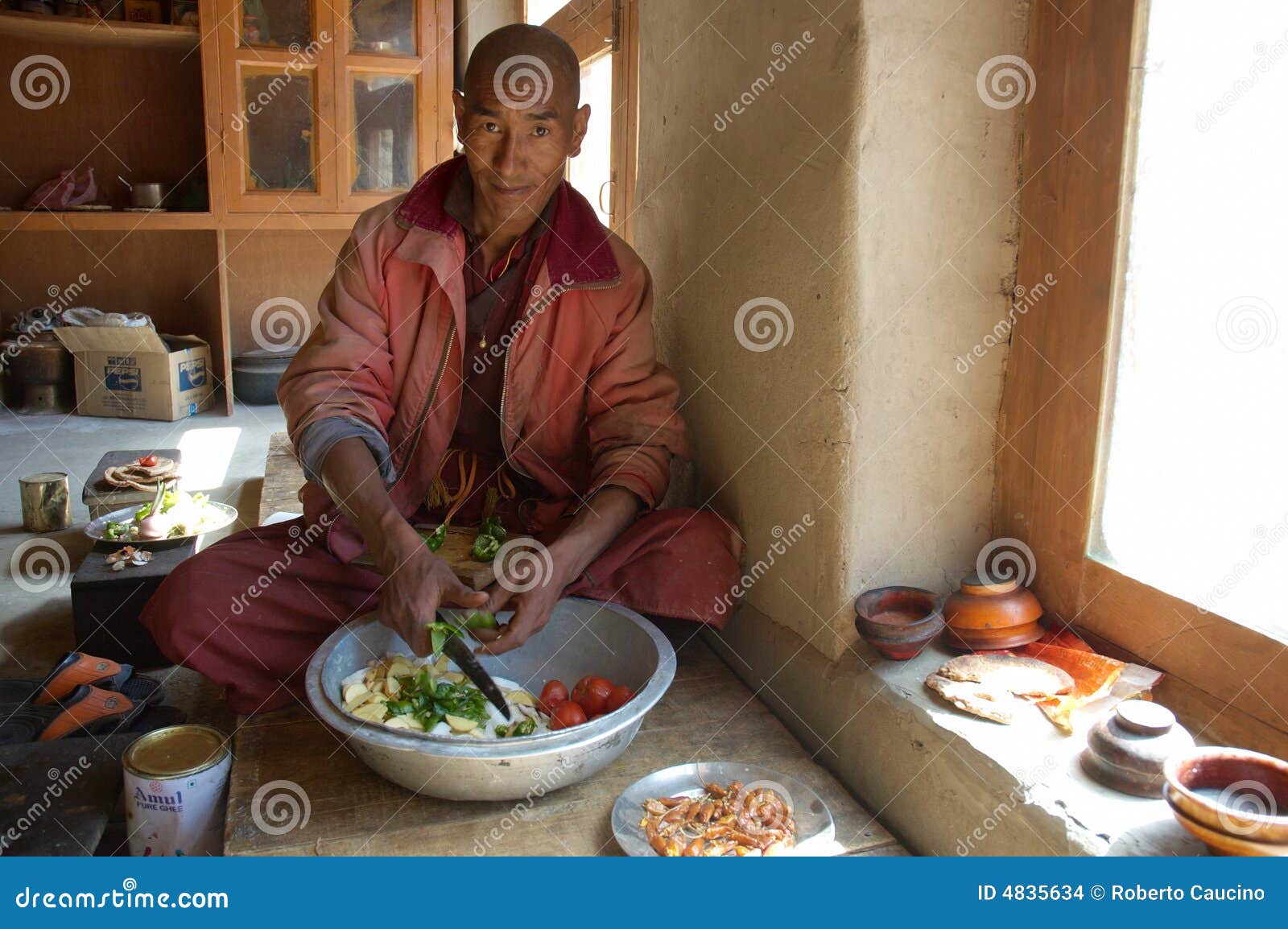 Tibet Monk editorial stock image. Image of lama, buddha - 4835634