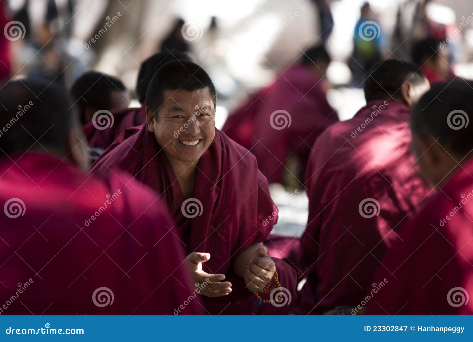 Tibet monks, Lhasa editorial photography. Image of tibetan - 23302847
