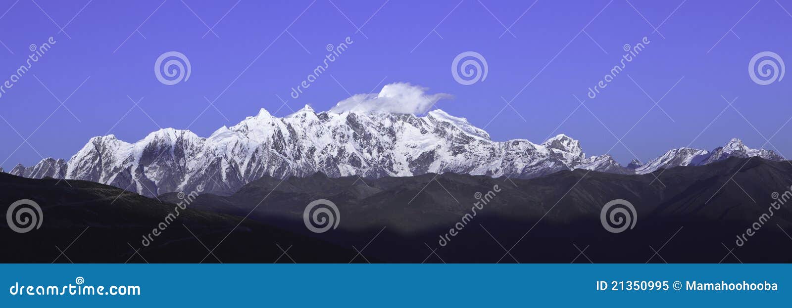 Tibet: mount namjagbarwa stock image. Image of blue, high - 21350995
