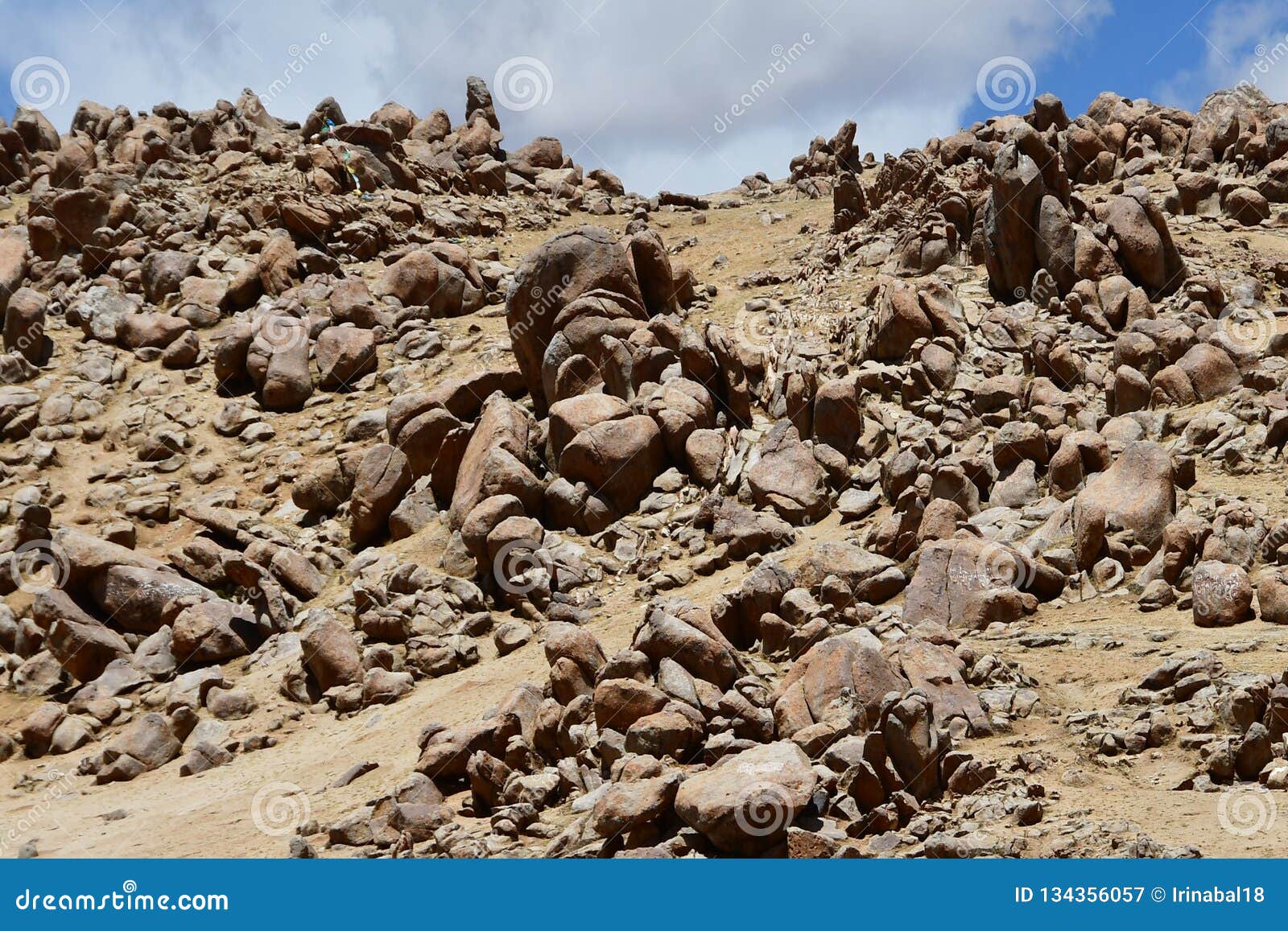 Tibet, Mythical Stone Character Created by Nature Stock Image - Image ...