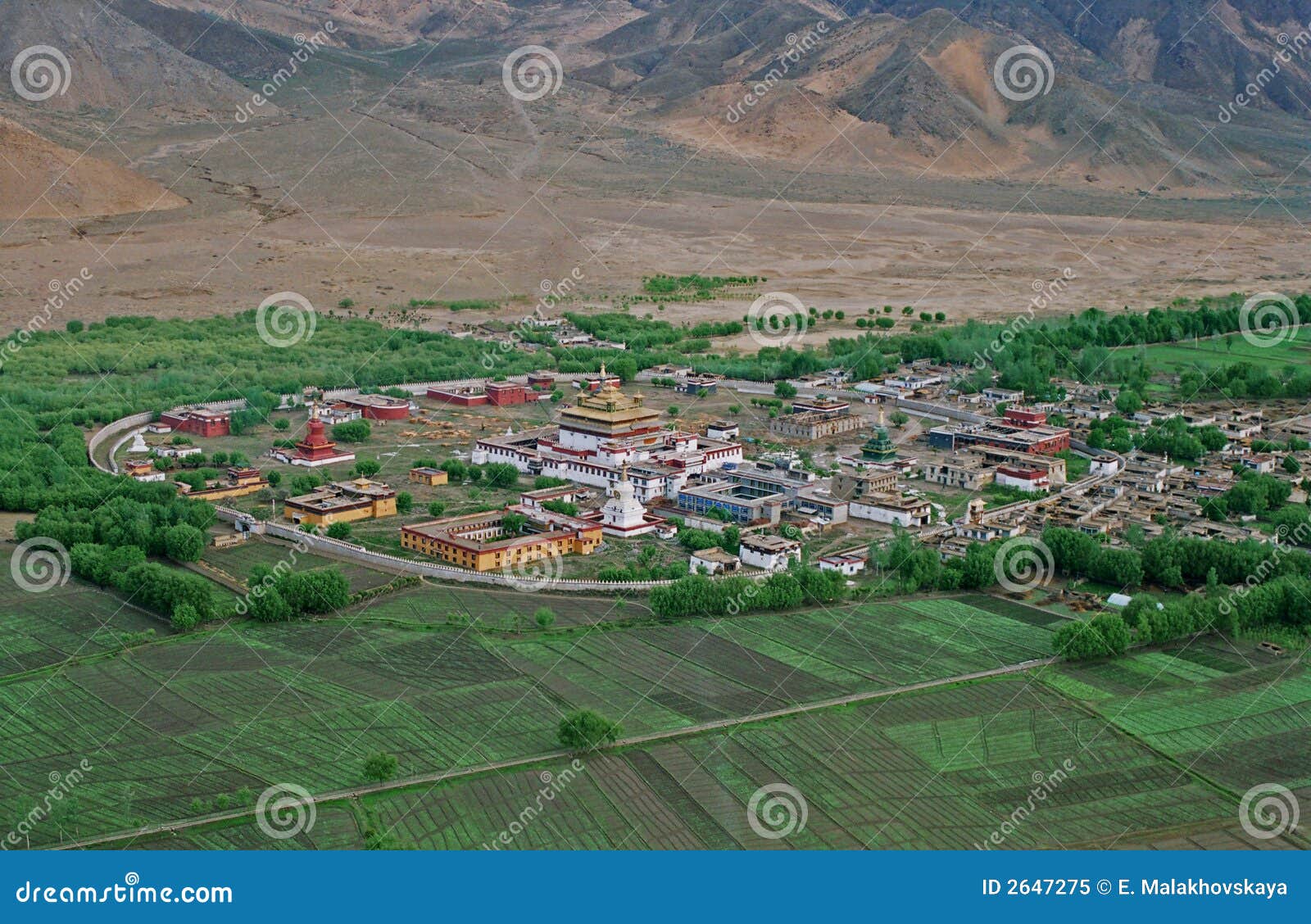 Tibet, Samye Monastery. stock image. Image of samye, buddhist - 2647275