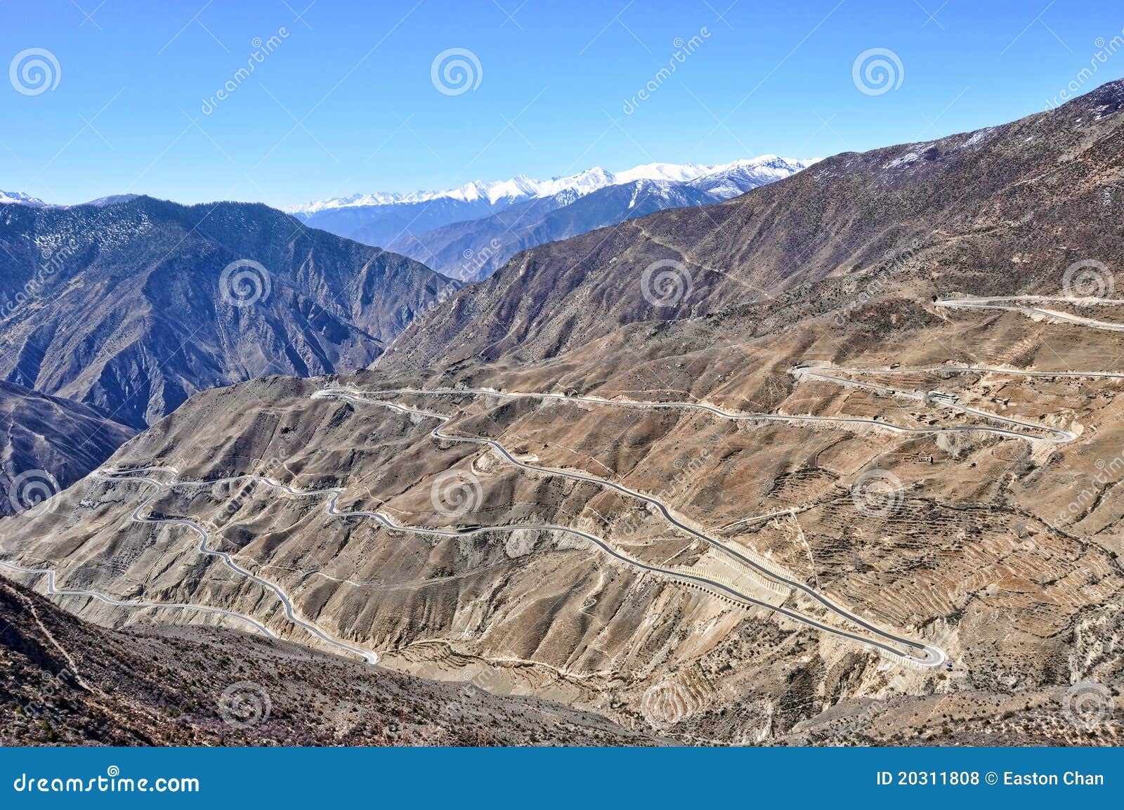 Tibet scenery stock photo. Image of geography, travel - 20311808