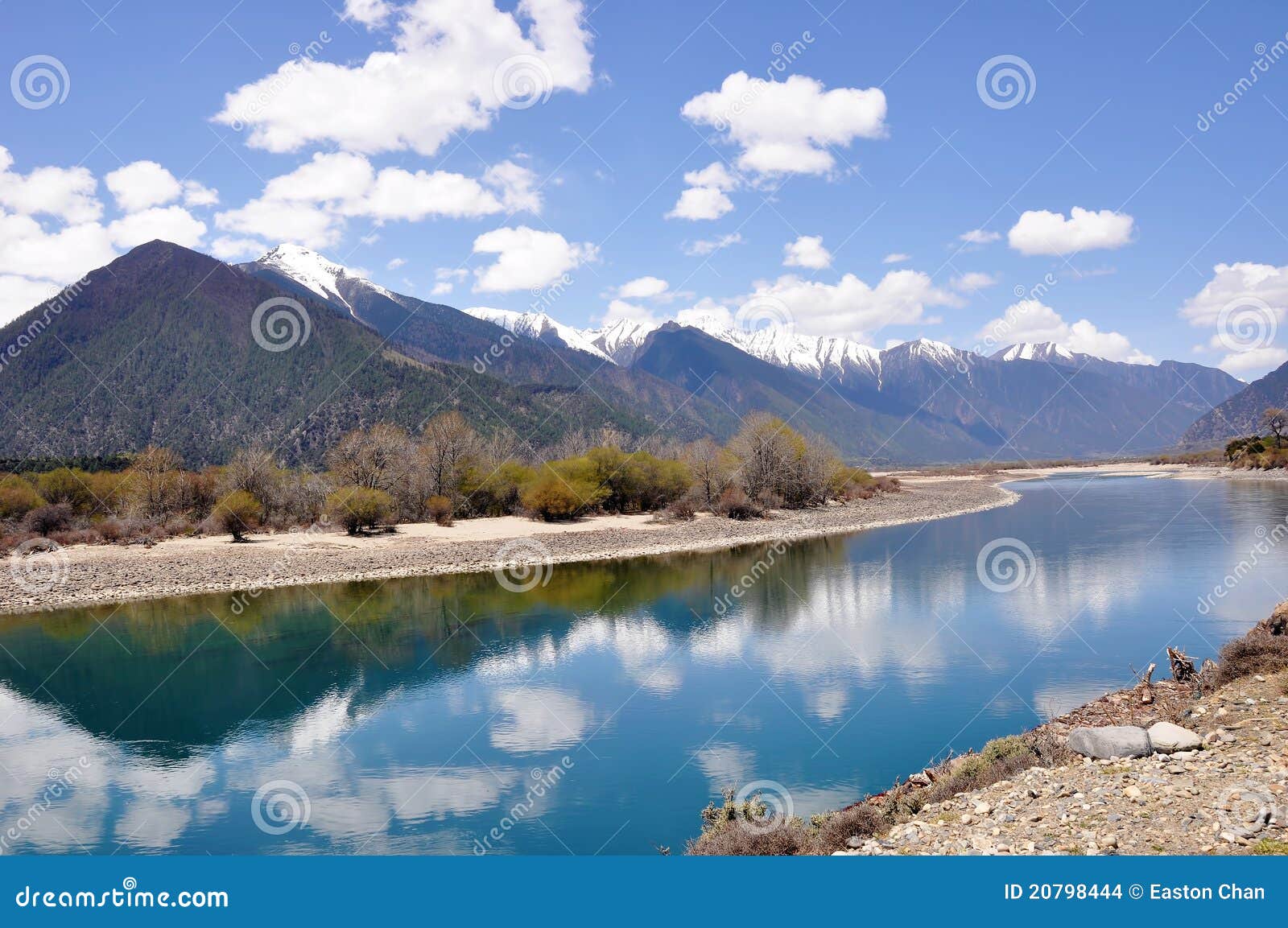 Tibet scenery stock photo. Image of reflection, outdoors - 20798444