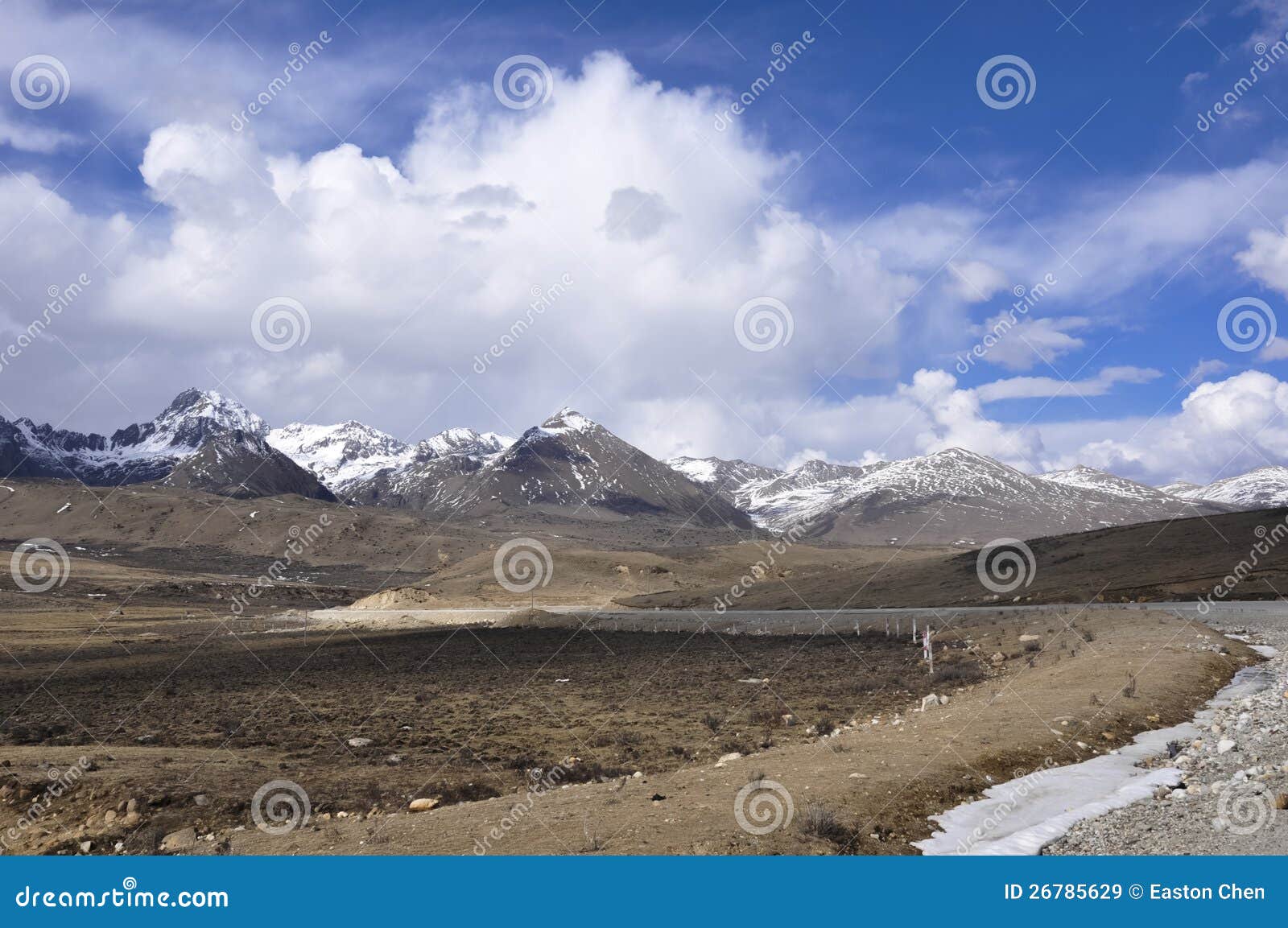 Tibet scenery stock image. Image of mountains, geography - 26785629