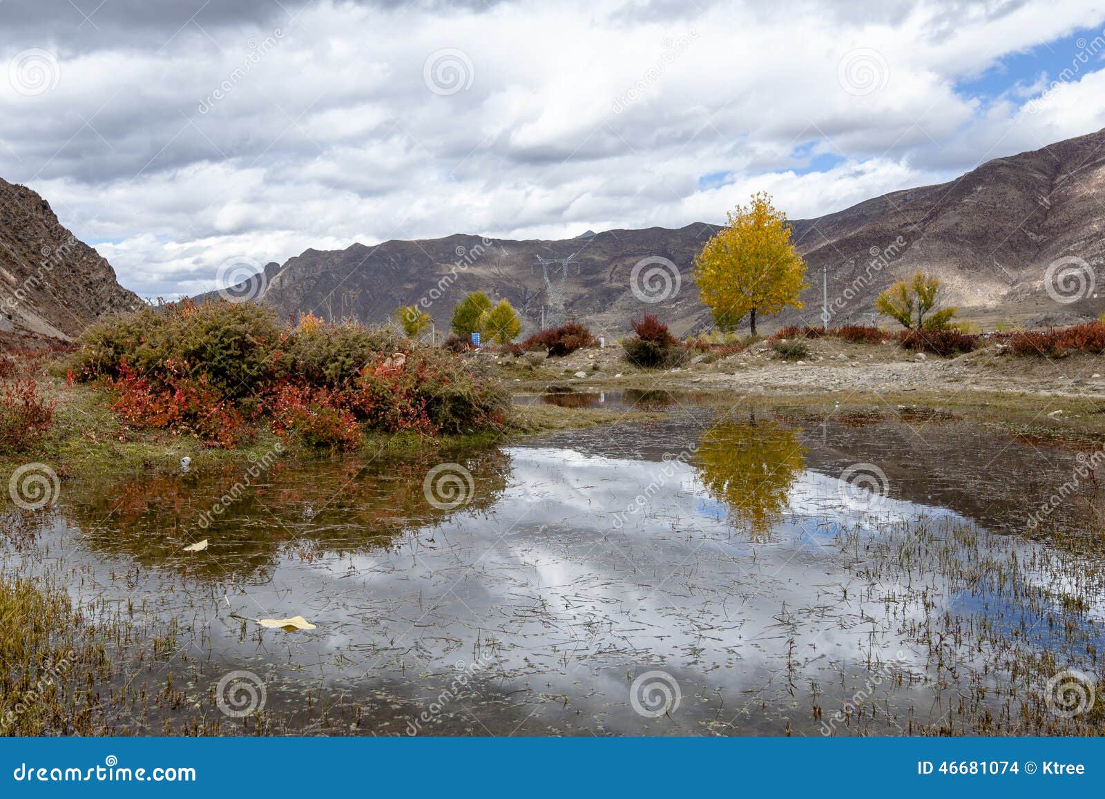 Tibet scenery stock photo. Image of field, base, china - 46681074