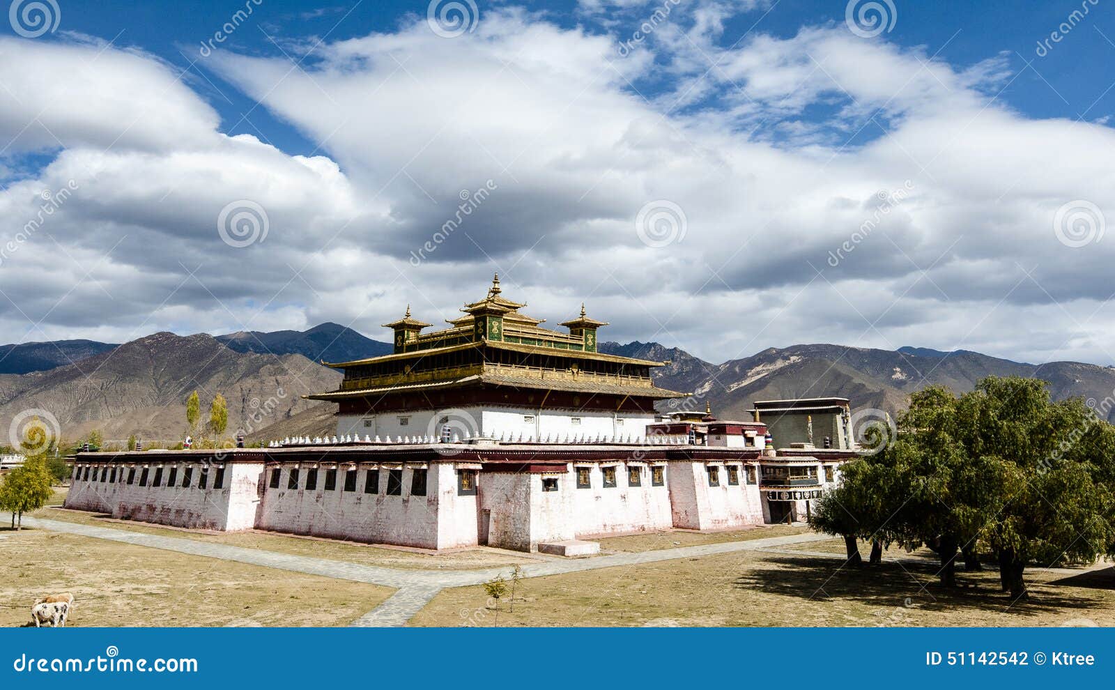 Tibet scenery stock photo. Image of tibet, hill, travel - 51142542