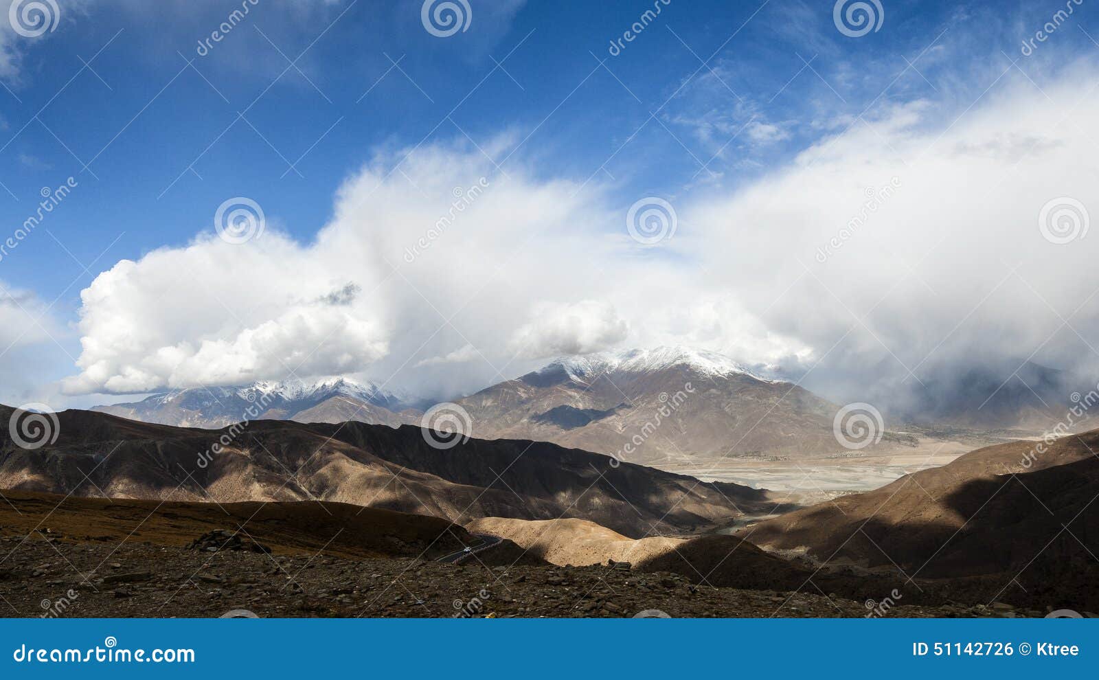 Tibet scenery stock photo. Image of loneliness, travel - 51142726