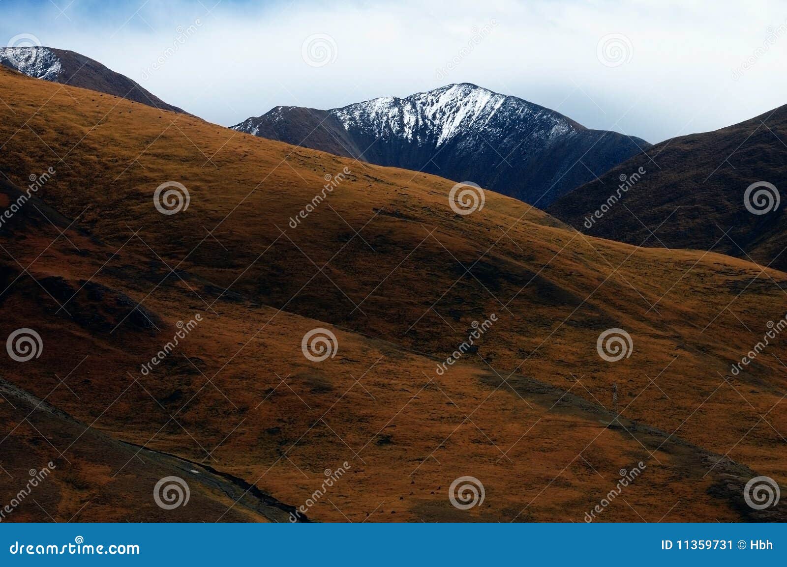 Tibet snow moutain stock image. Image of plateau, cold - 11359731