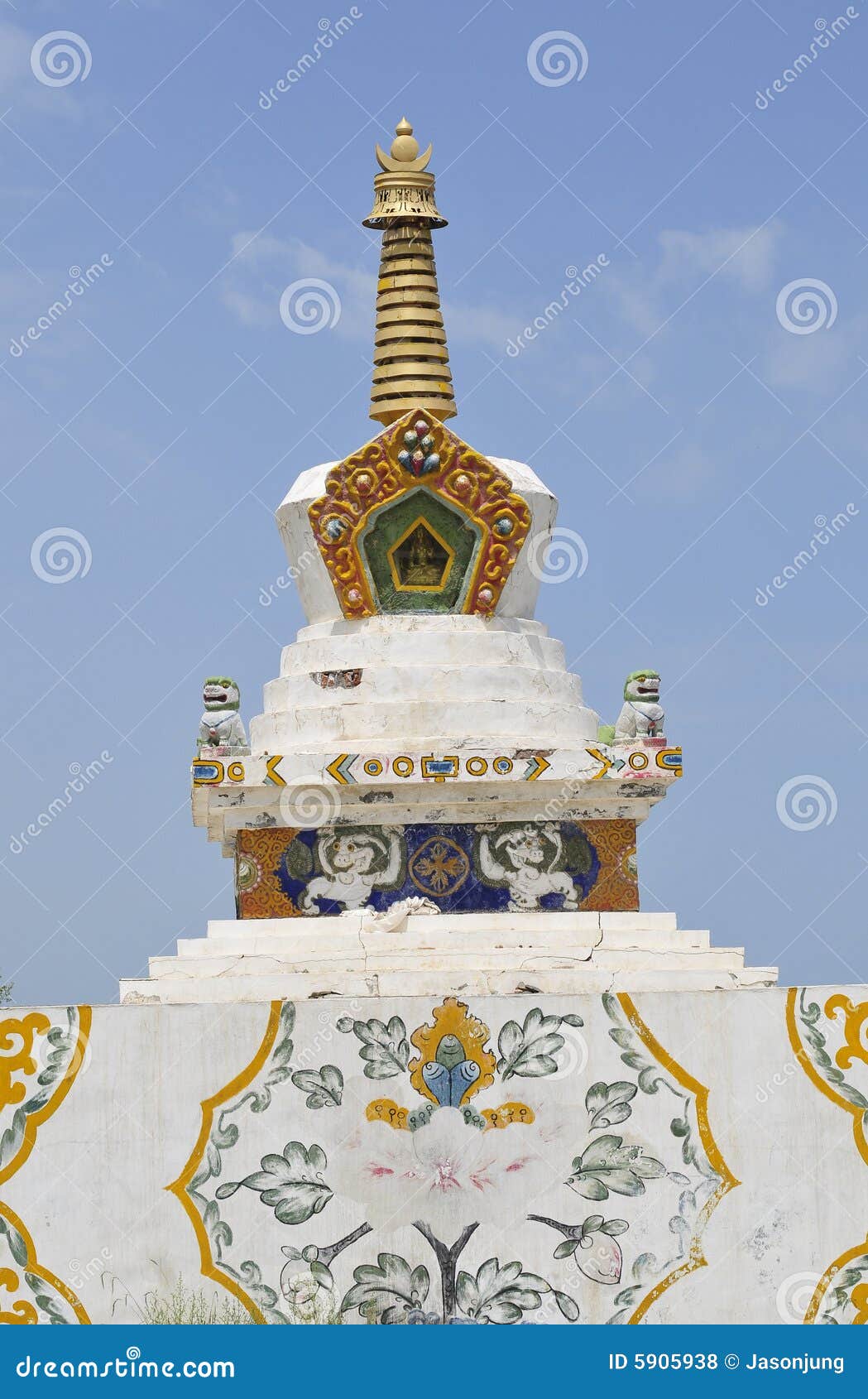 Tibet stupa stock photo. Image of white, traditional, decoration - 5905938