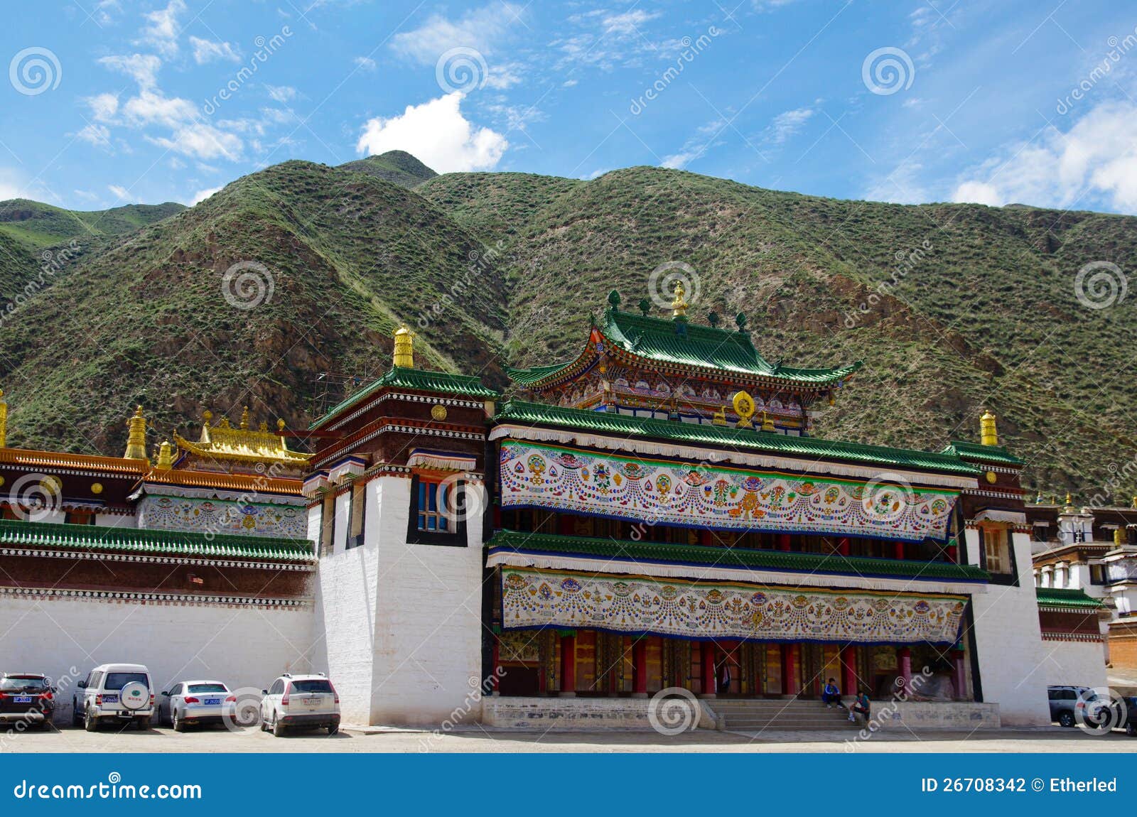 Tibetan architecture editorial photography. Image of monastery - 26708342