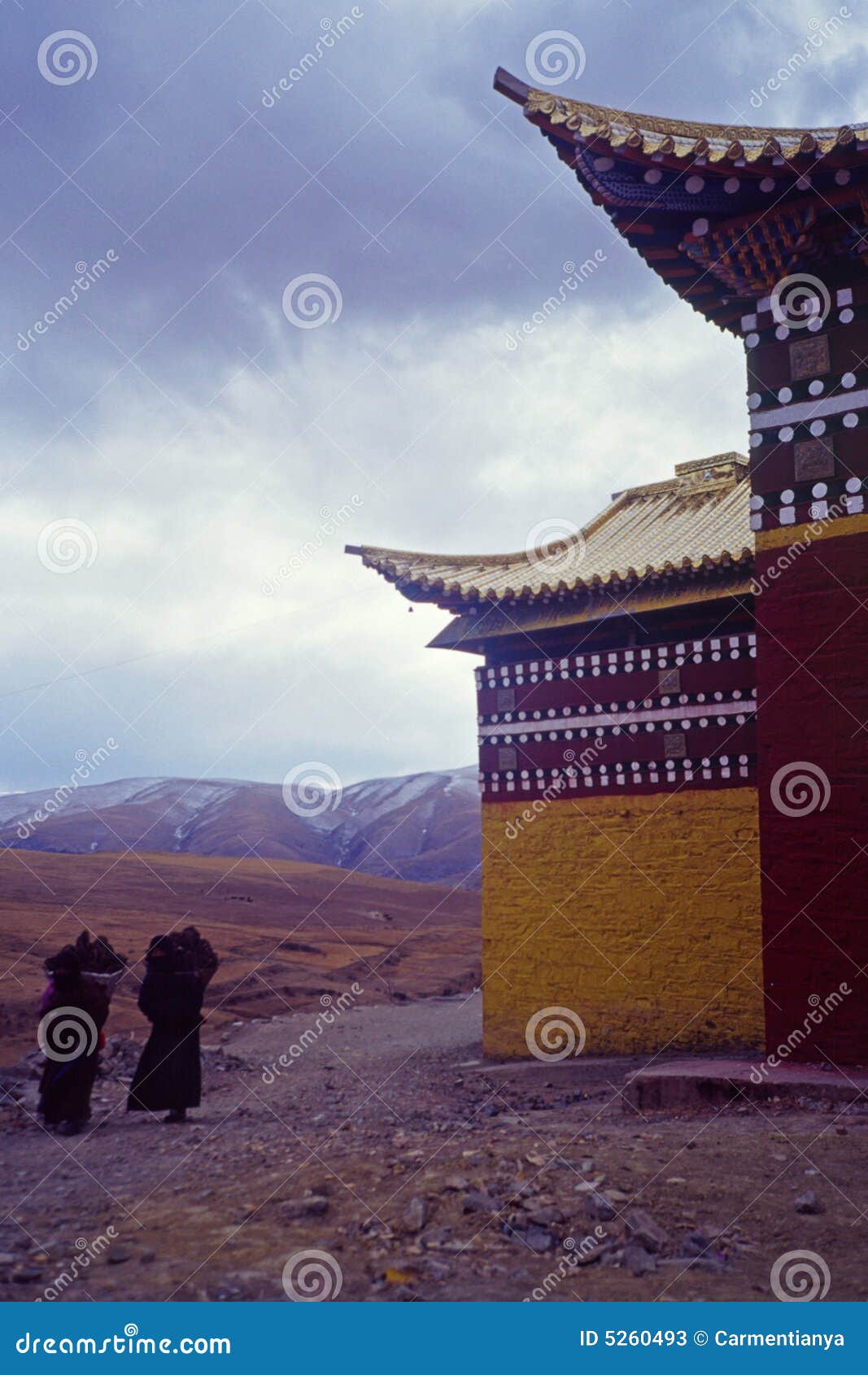 Tibetan architecture stock image. Image of china, lama - 5260493