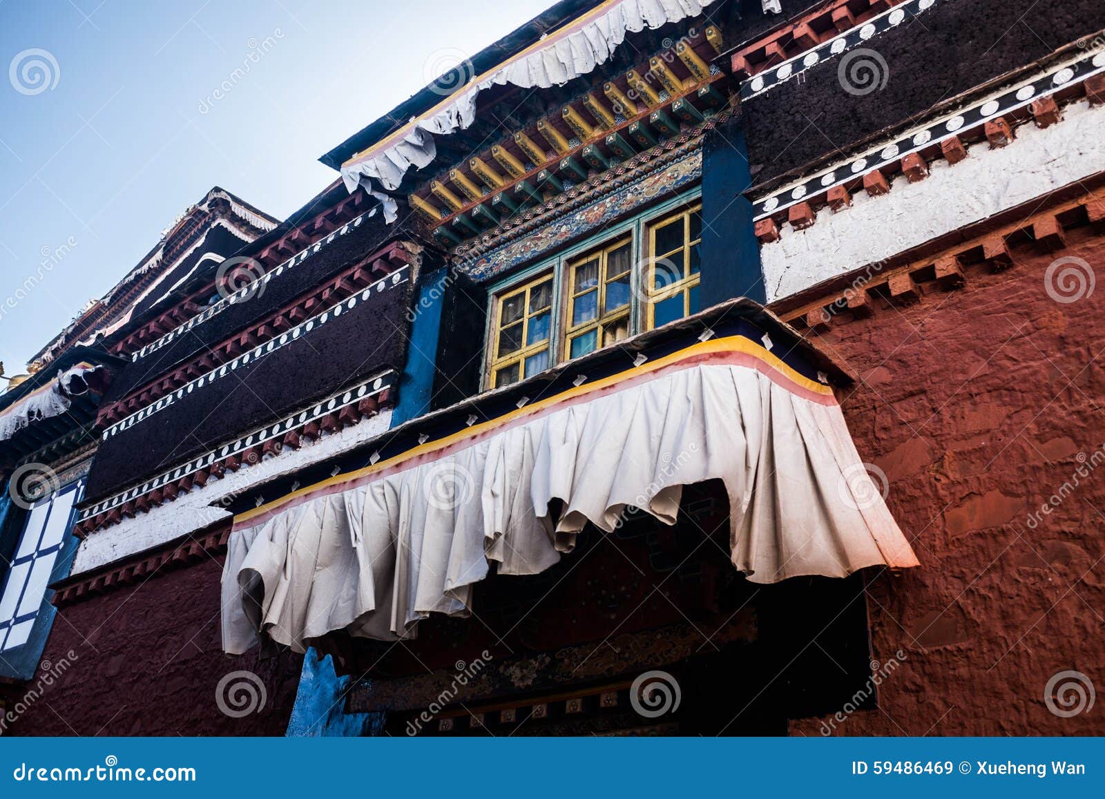 Tibetan Architecture Style stock image. Image of plain - 59486469