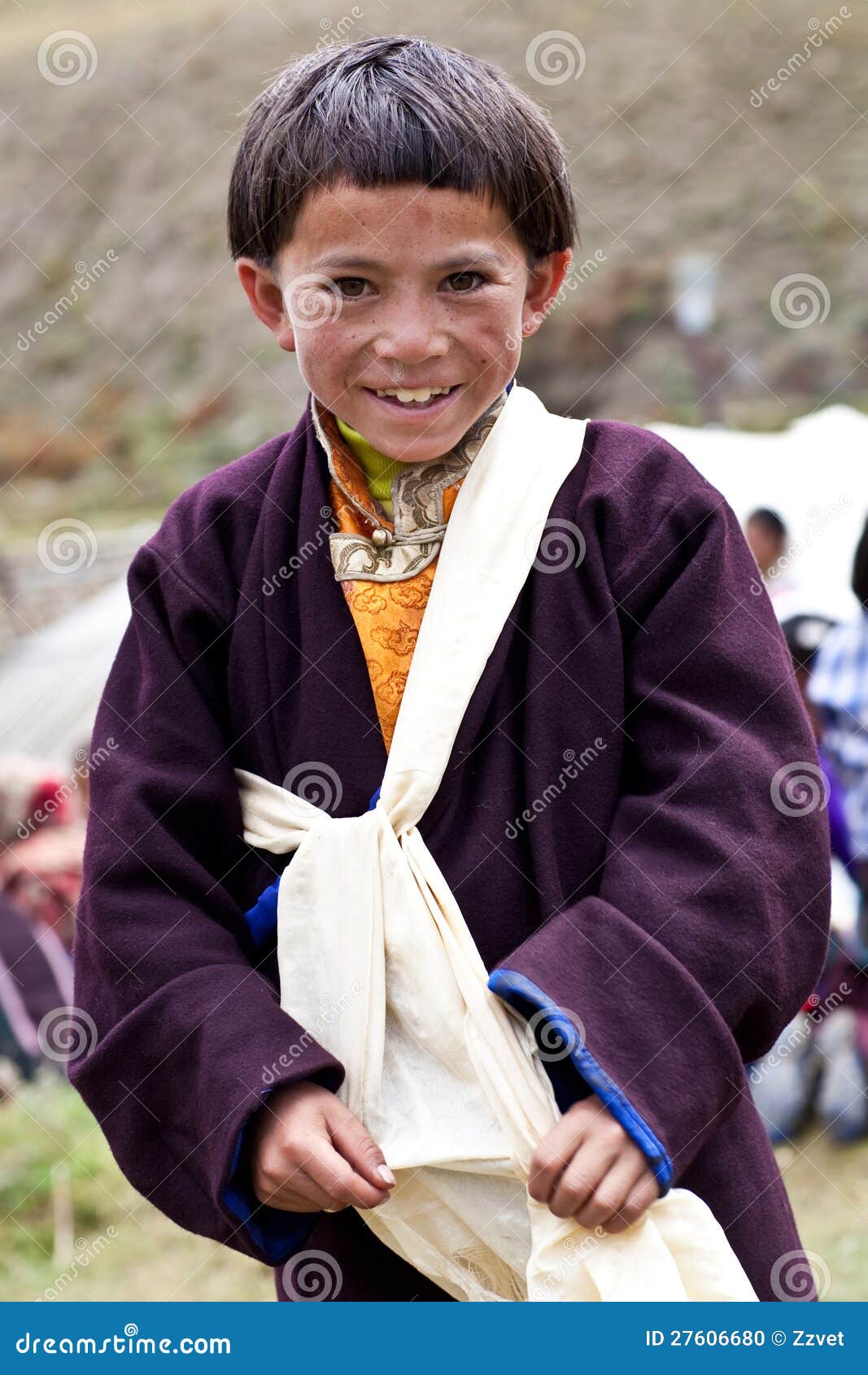 Tibetan boy editorial image. Image of himalaya, nepalese - 27606680