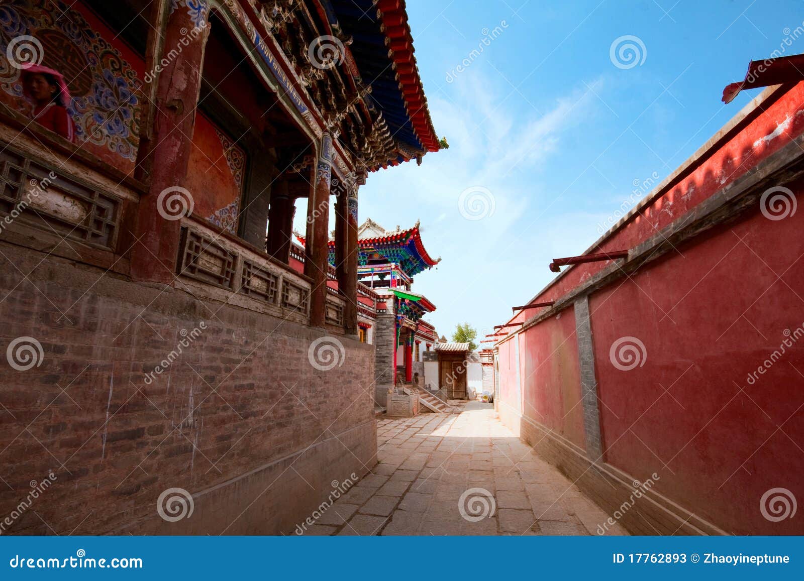 Tibetan buddhist monastery stock image. Image of exterior - 17762893