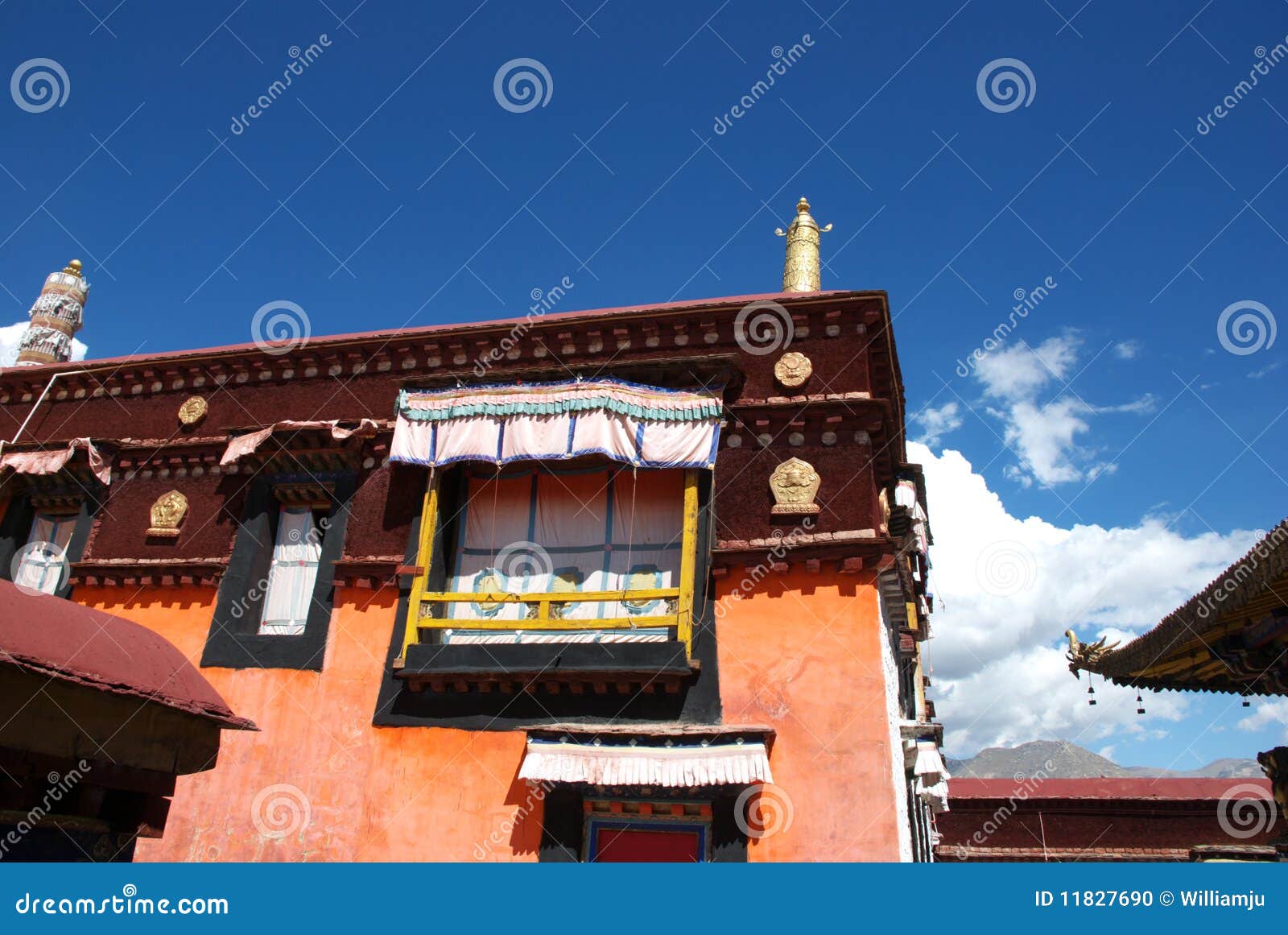 Tibetan building stock photo. Image of tibet, exterior - 11827690