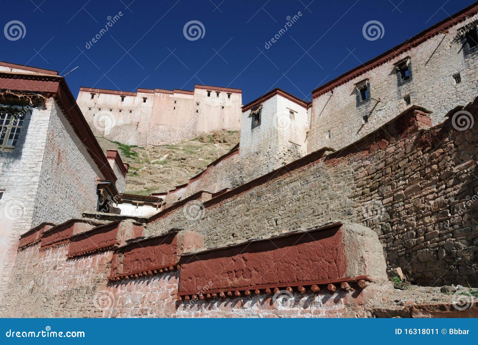 Tibetan buildings stock image. Image of travel, ancient - 16318011