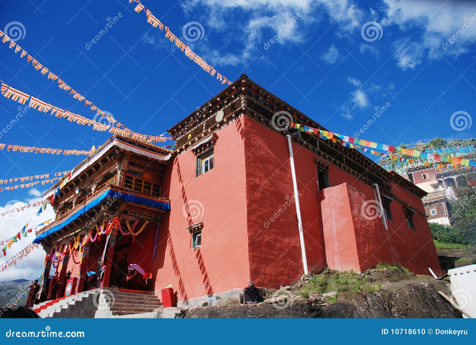 The Tibetan Lamasery stock photo. Image of lhasa, outdoor - 10718610