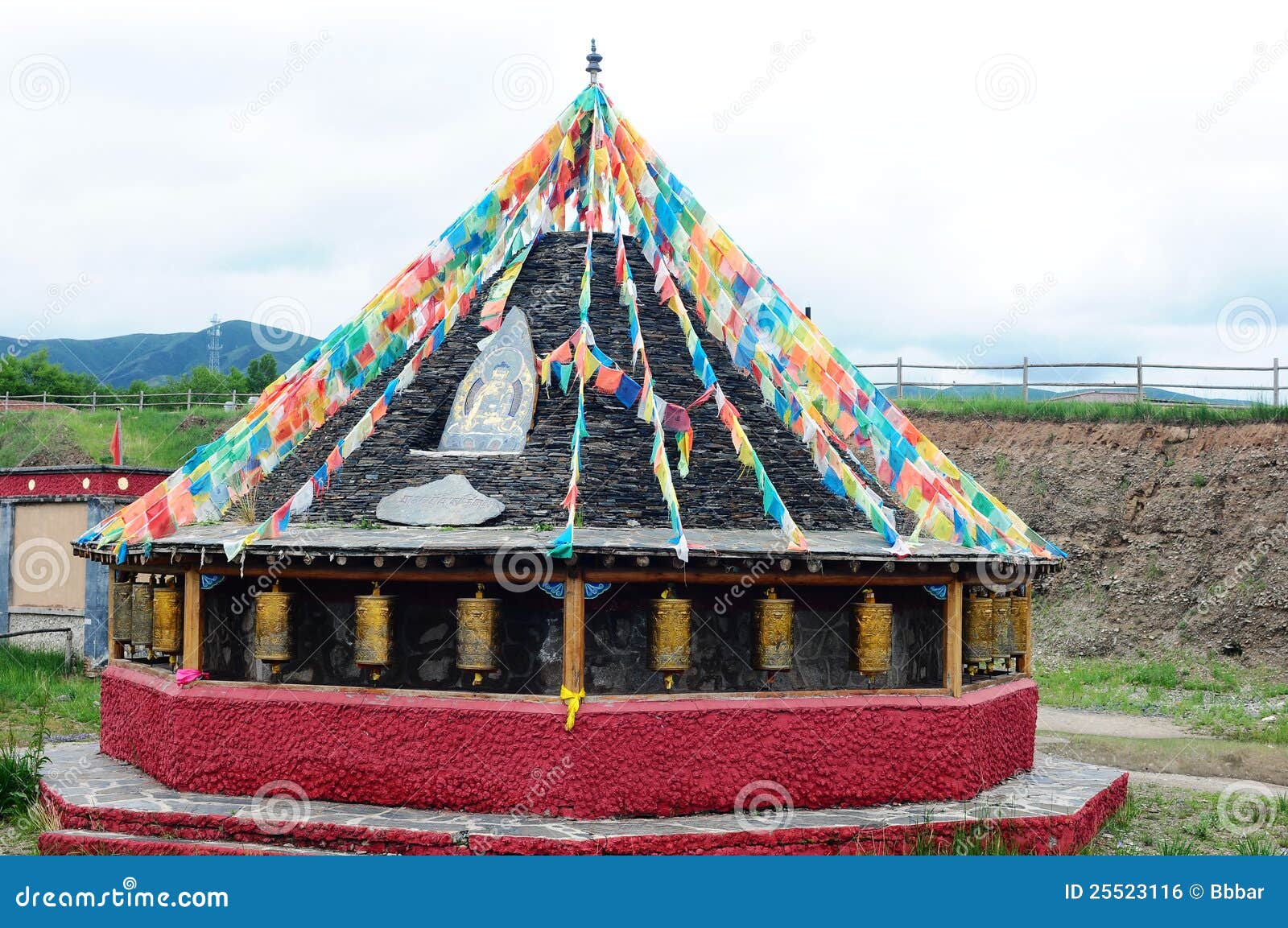 Tibetan lamasery stock photo. Image of colorful, spiritual - 25523116