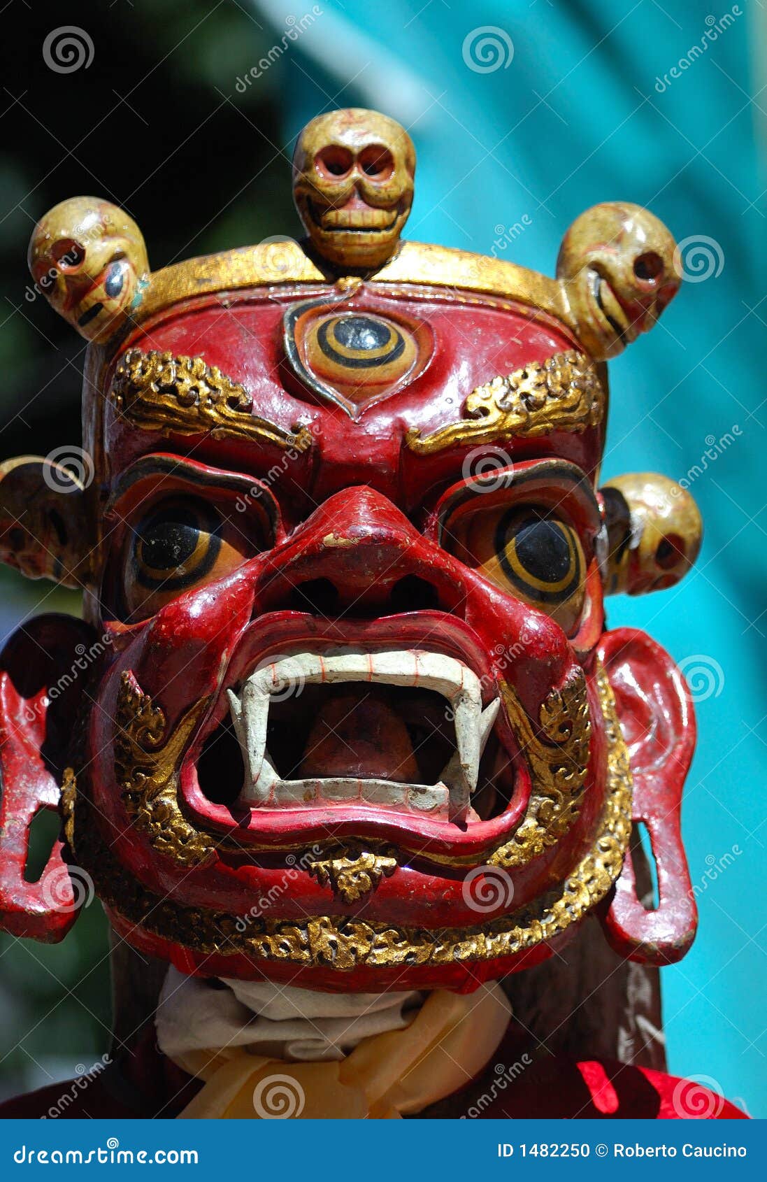 Tibetan mask stock photo. Image of monastry, vajarayana - 1482250
