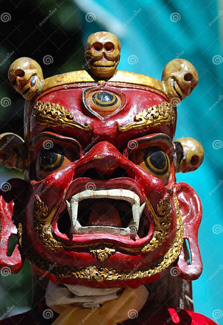 Tibetan mask stock photo. Image of monastry, vajarayana - 1482250