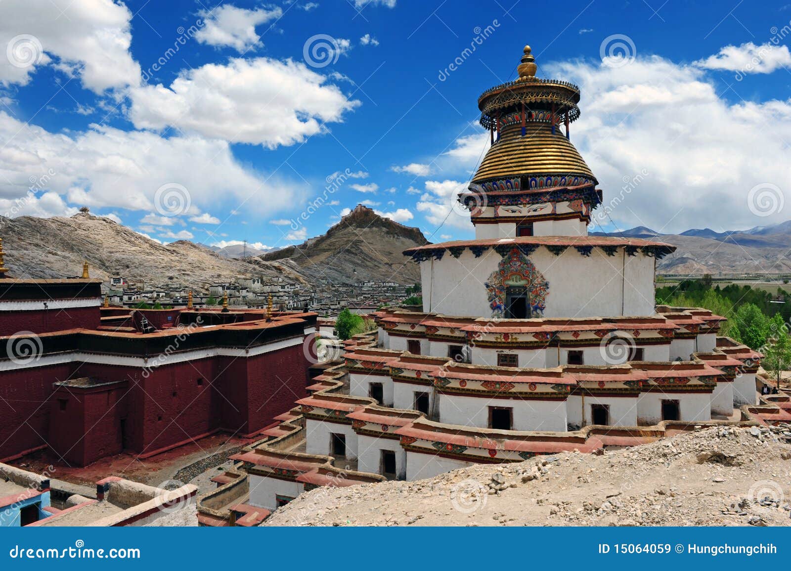 Tibetan monastery stock image. Image of building, beauty - 15064059