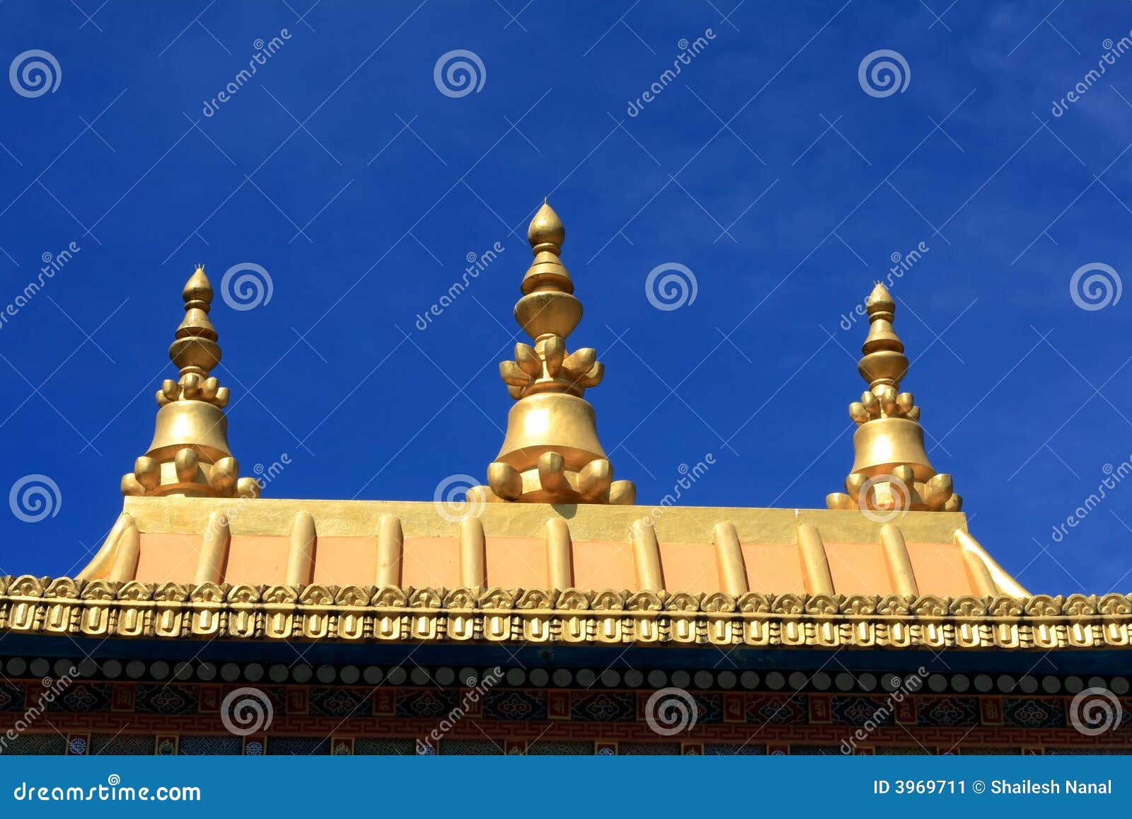 Tibetan monastery stock image. Image of decorations, religious - 3969711
